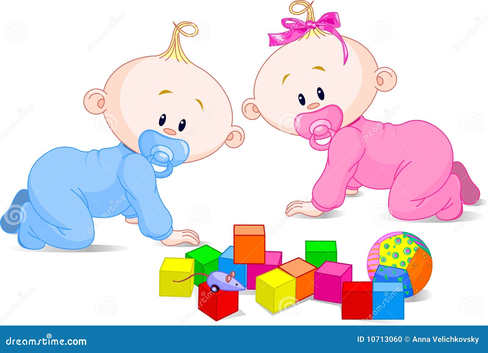 Cute twins stock vector. Illustration of ball, suit, lifestyles - 10713060