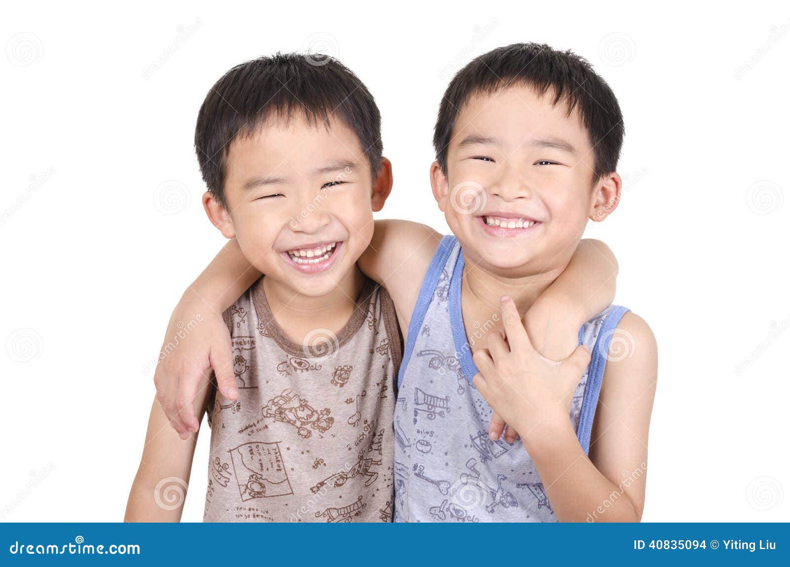 Cute twins smiling stock photo. Image of small, life - 40835094