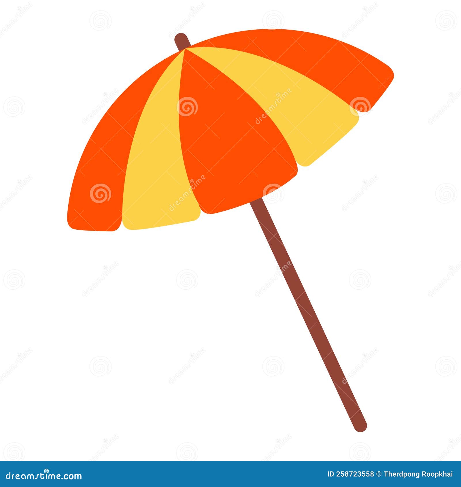 Cute of Umbrella on Cartoon Version Stock Vector - Illustration of ...