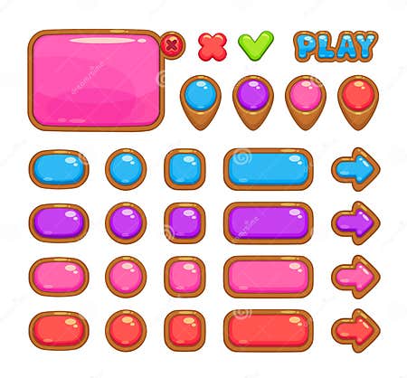 Cute user interface stock illustration. Illustration of funny - 57374943