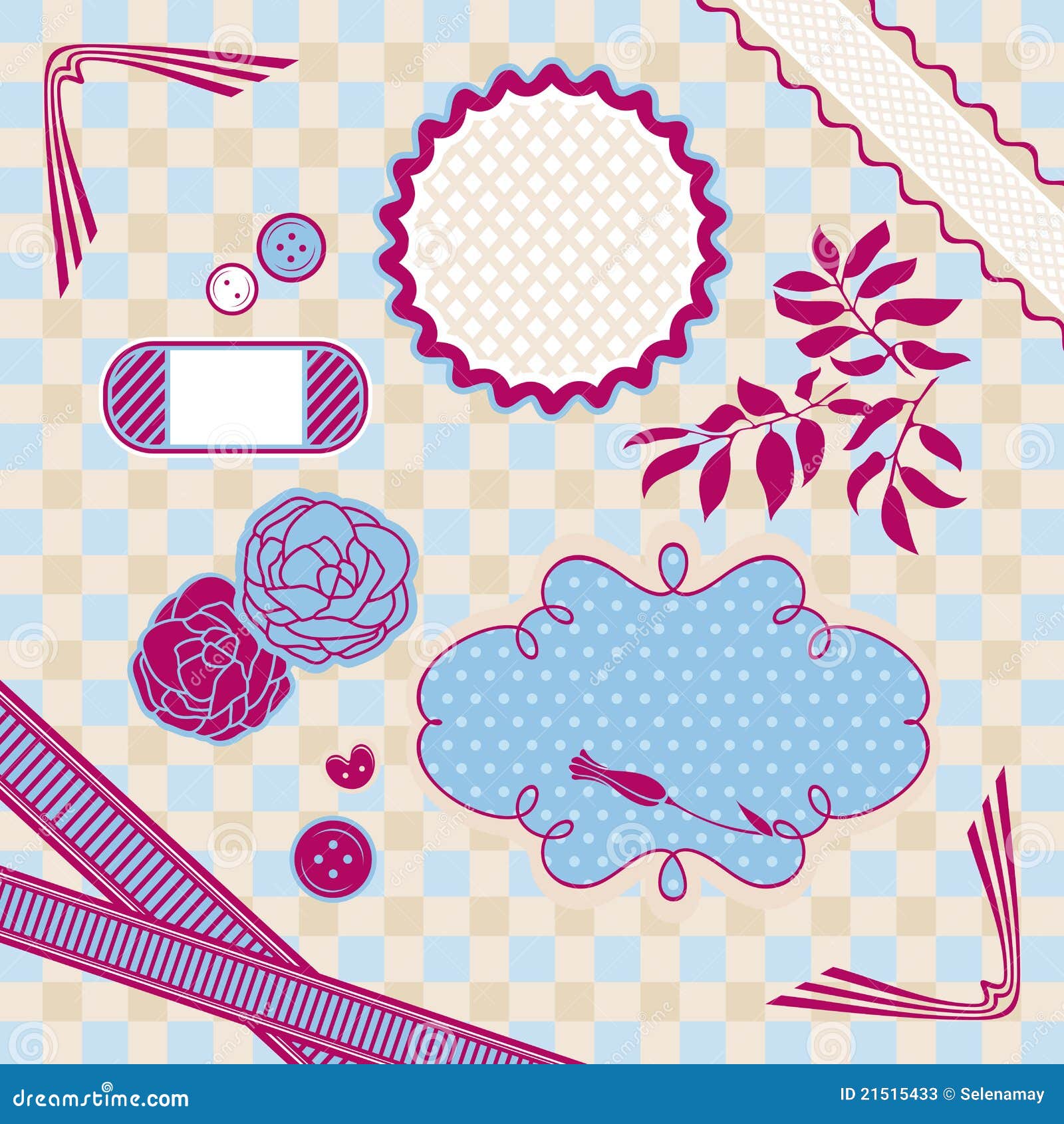 Cute vector baby frame stock vector. Illustration of background - 21515433