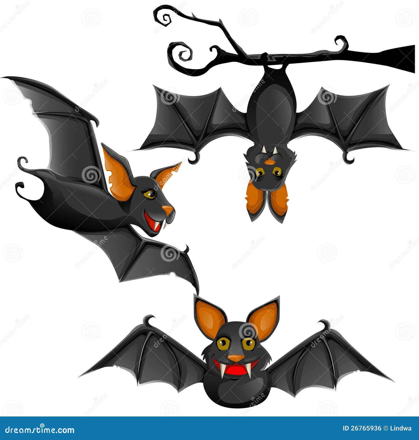 Cute vector bat stock vector. Illustration of design - 26765936