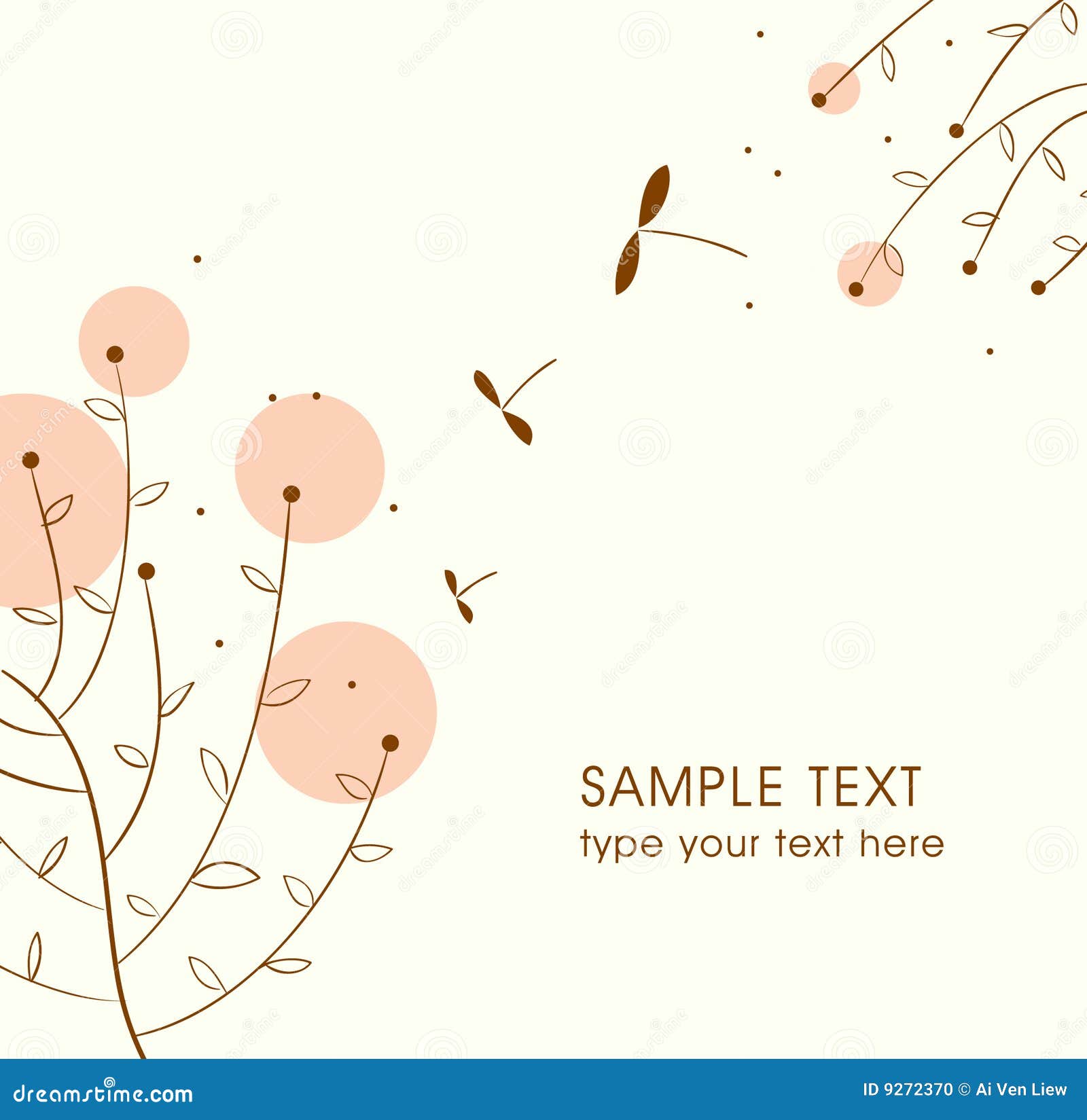 Cute vector card design stock vector. Illustration of greetings - 9272370
