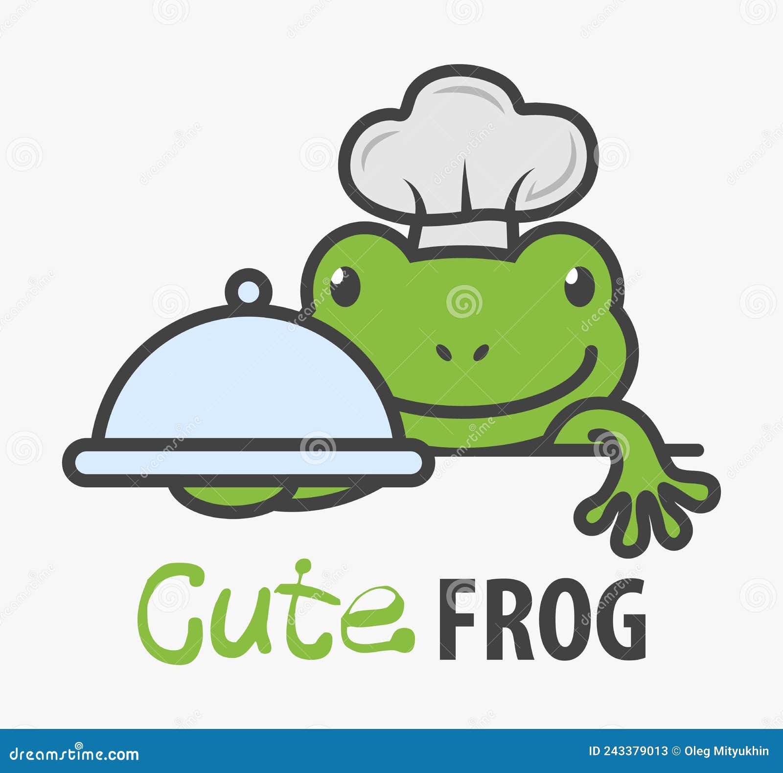 Frog Chef Logo Vector Illustration | CartoonDealer.com #18004816