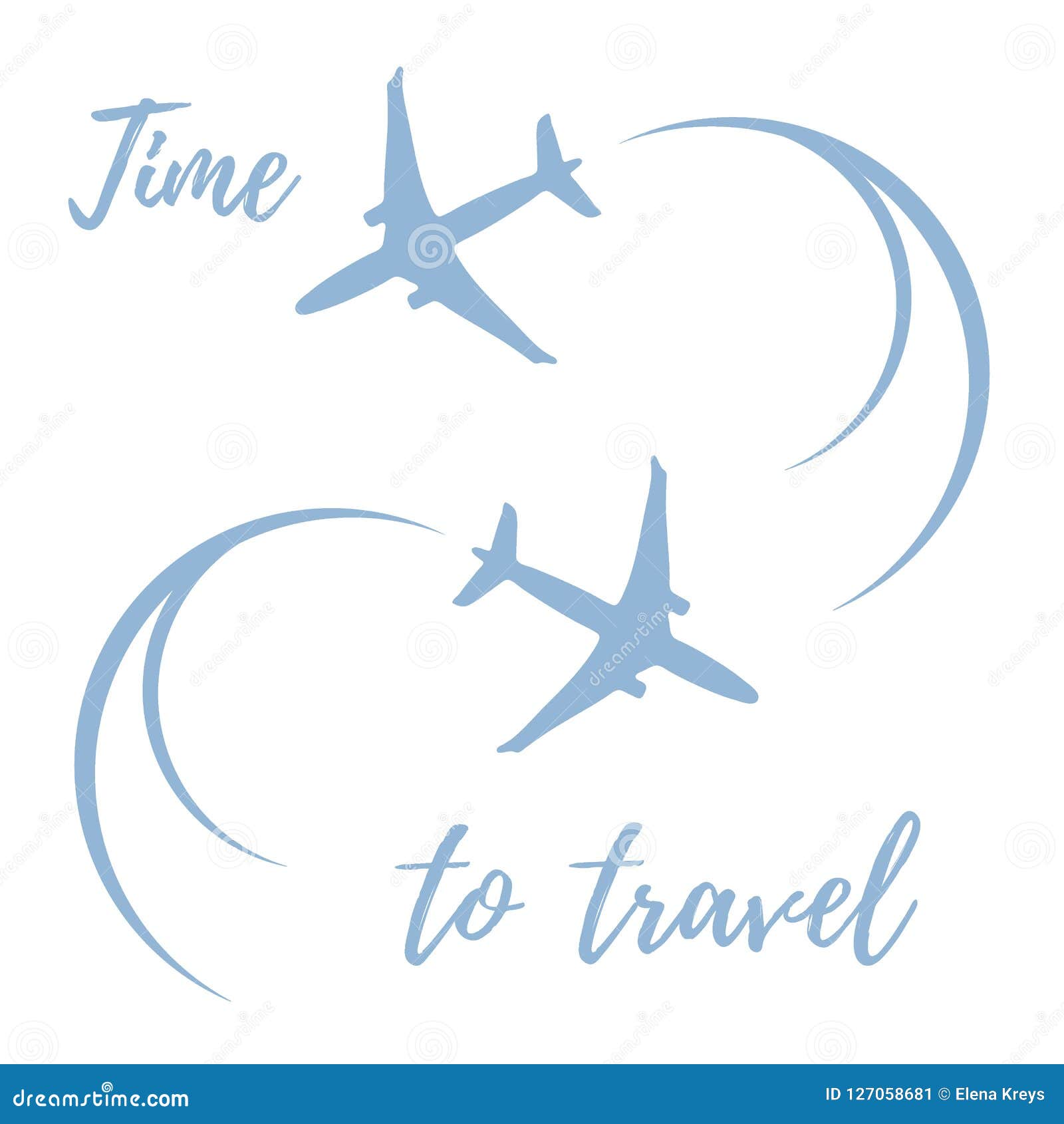 Plane Traces And Routes Isolated On White Background. Pathways Flight ...