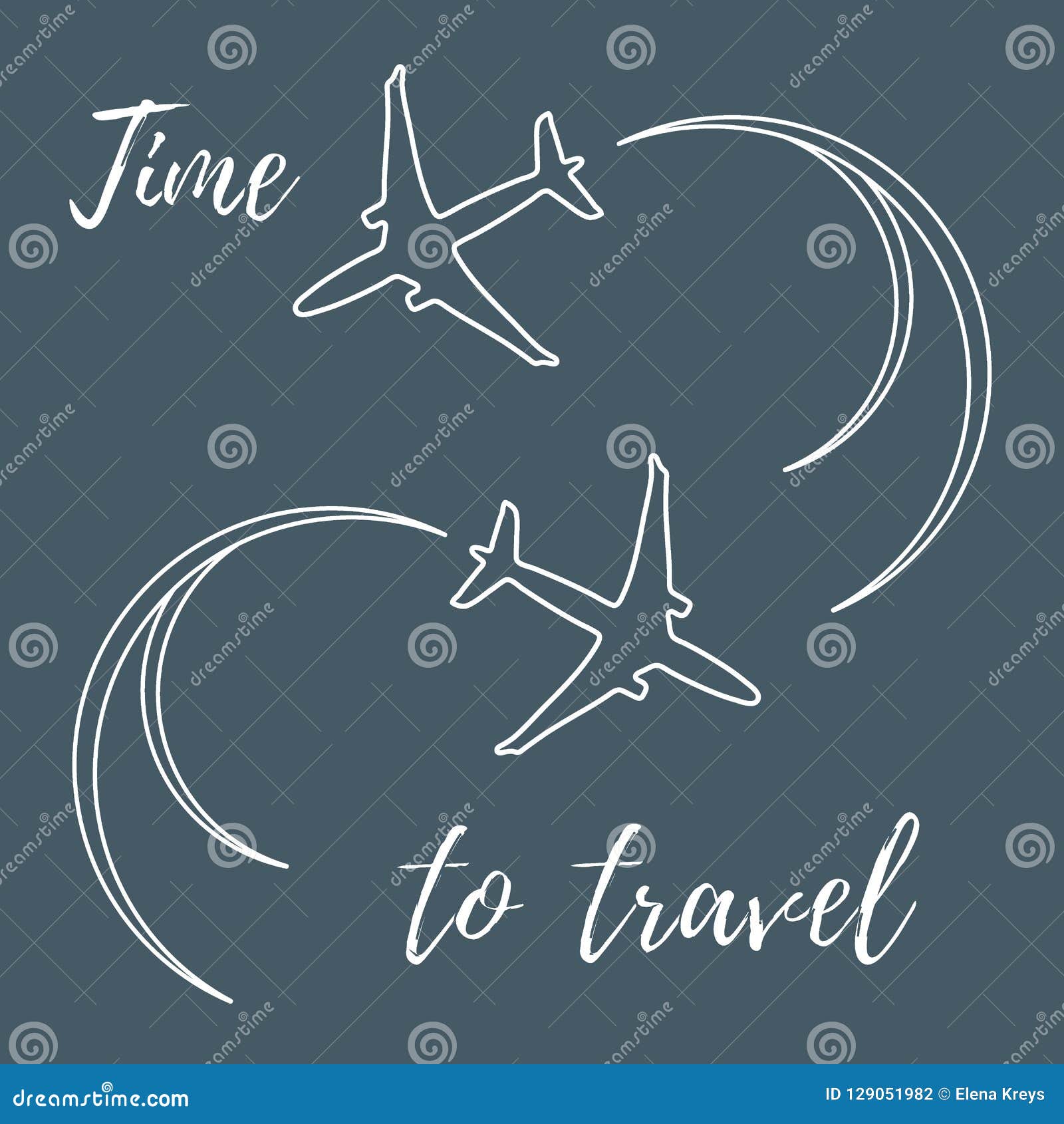 Plane Traces And Routes Isolated On White Background. Pathways Flight ...