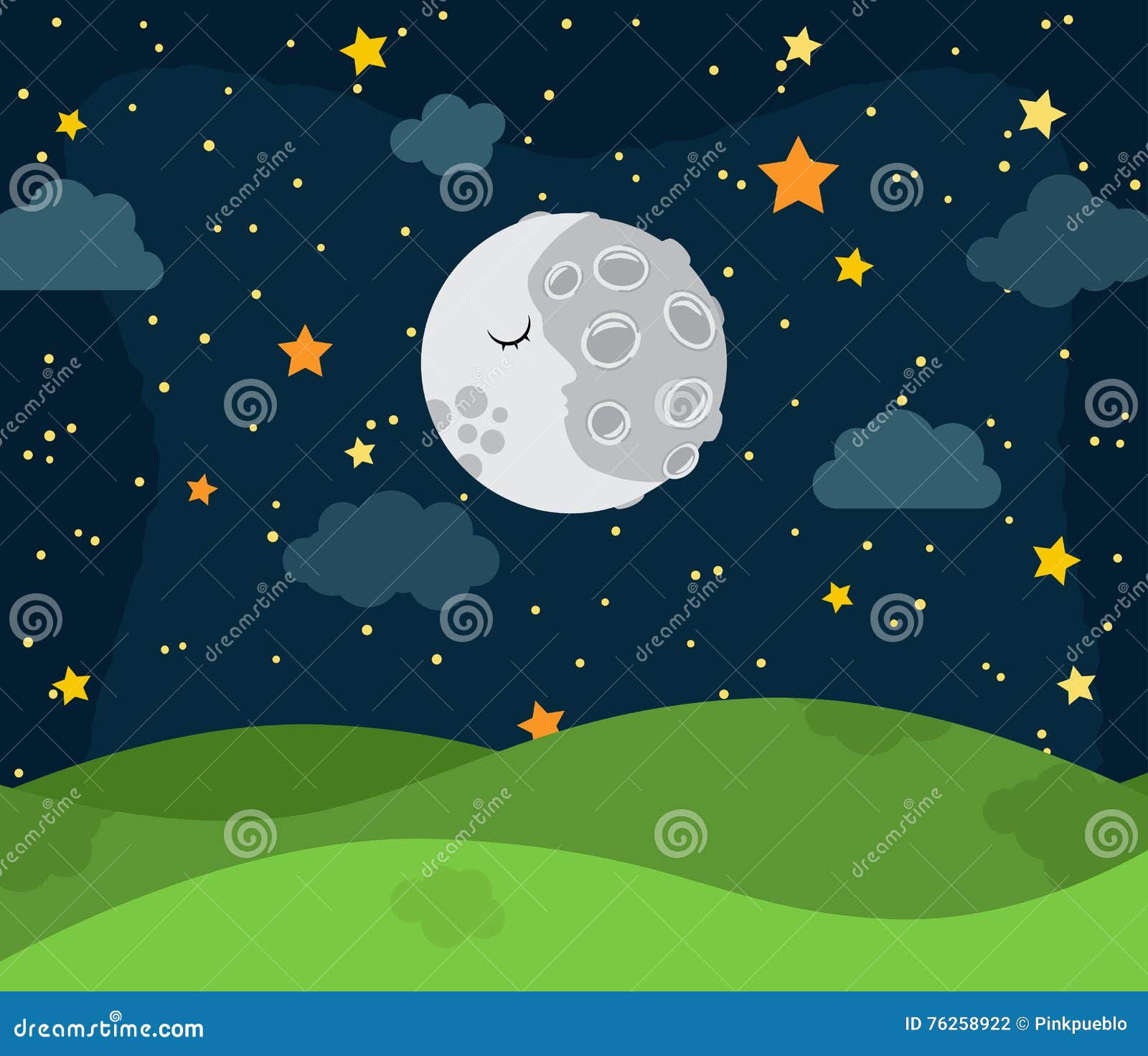 Nighttime Cartoons, Illustrations & Vector Stock Images - 10713 ...