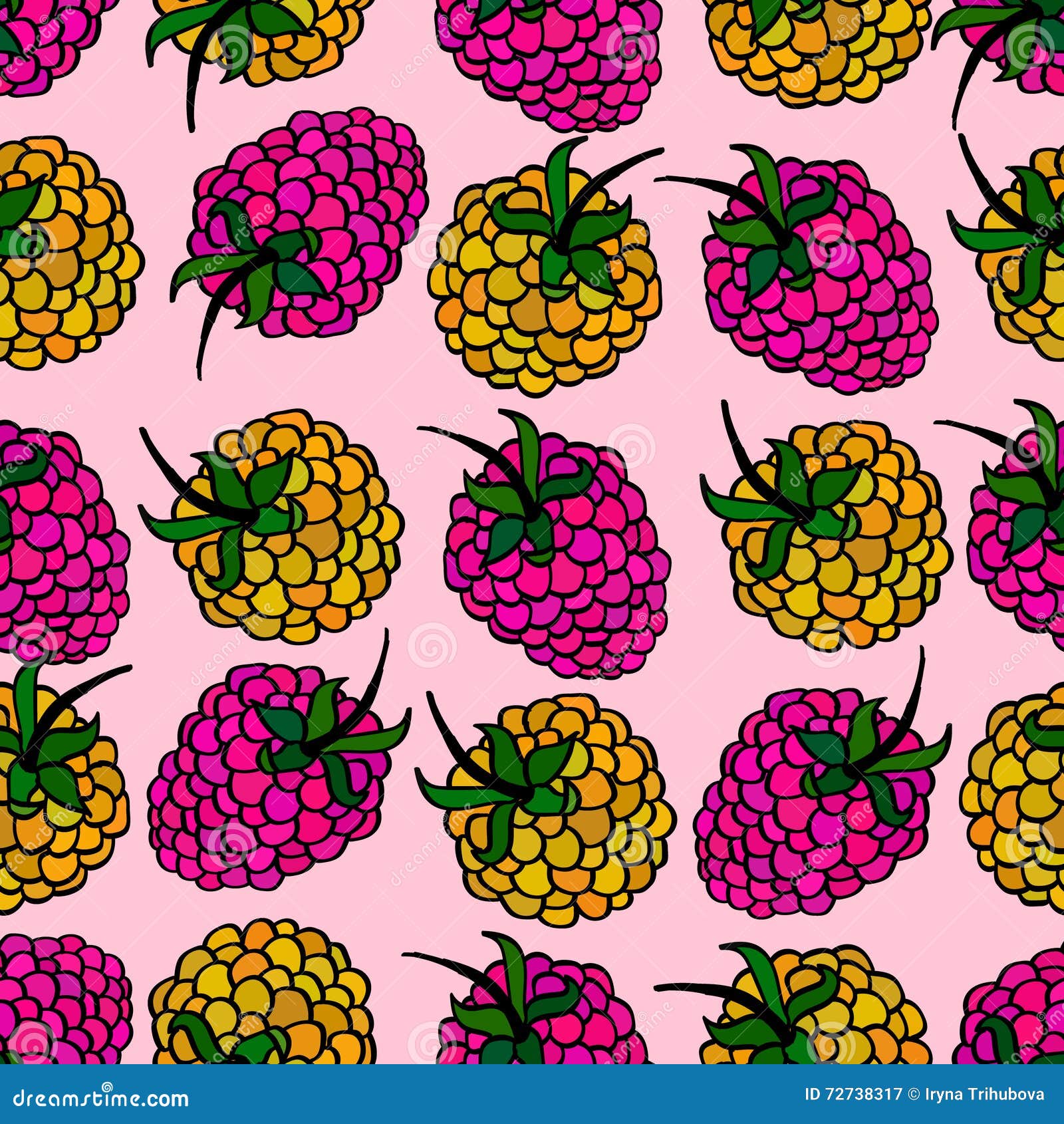 Raspberry Cute Kawaii Vector Character | CartoonDealer.com #178582298