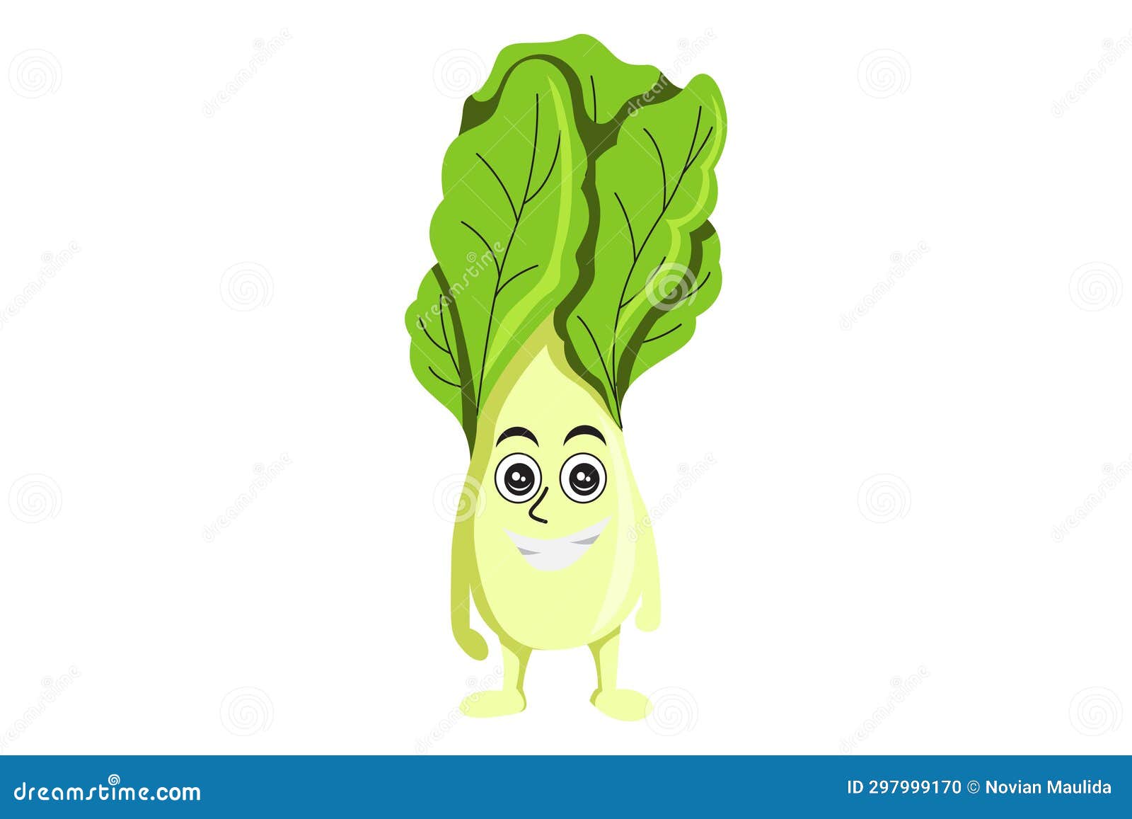 Cute Vegetable Character Design Illustration Stock Illustration ...