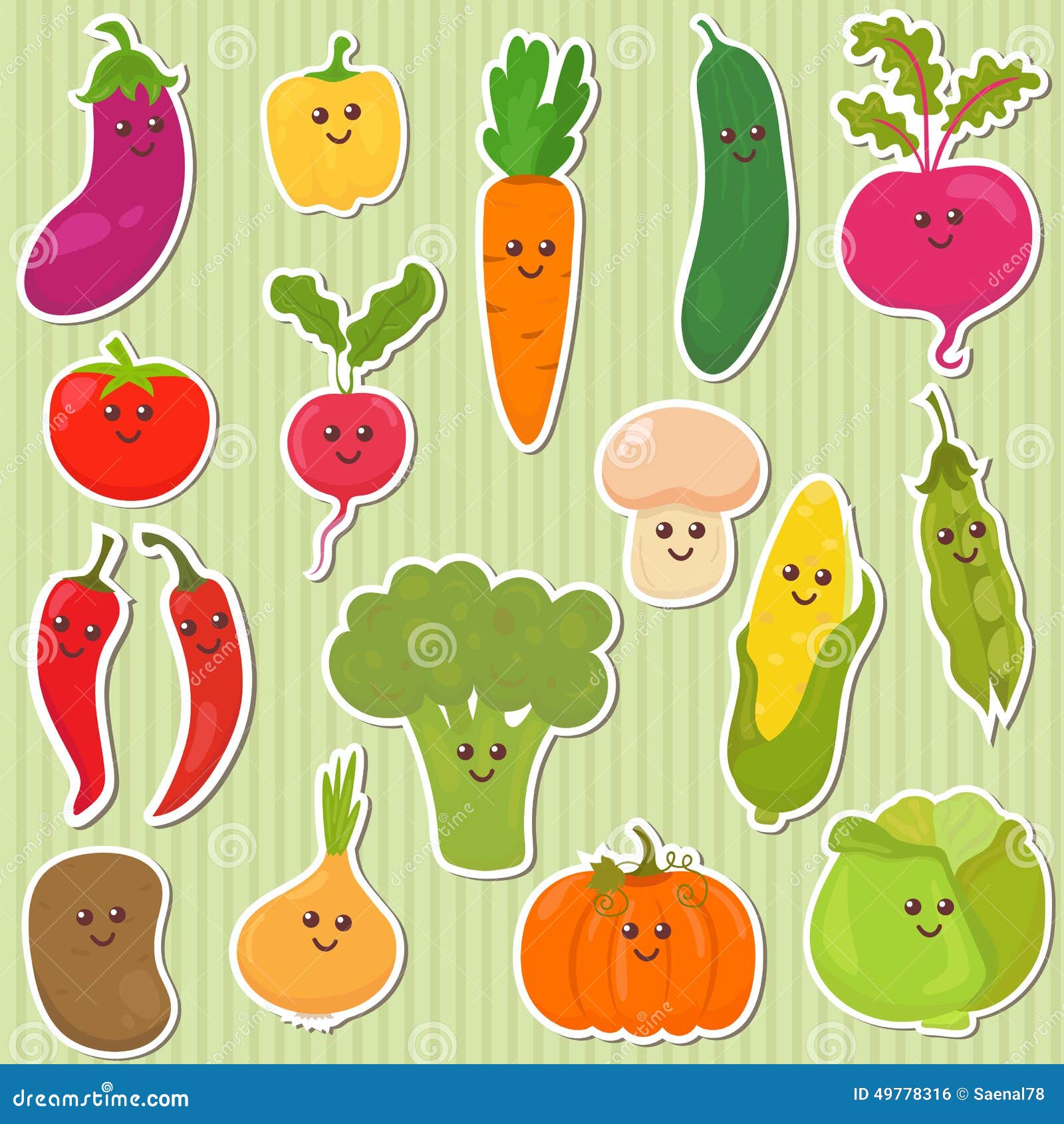 Cute Healthy Food Cartoons