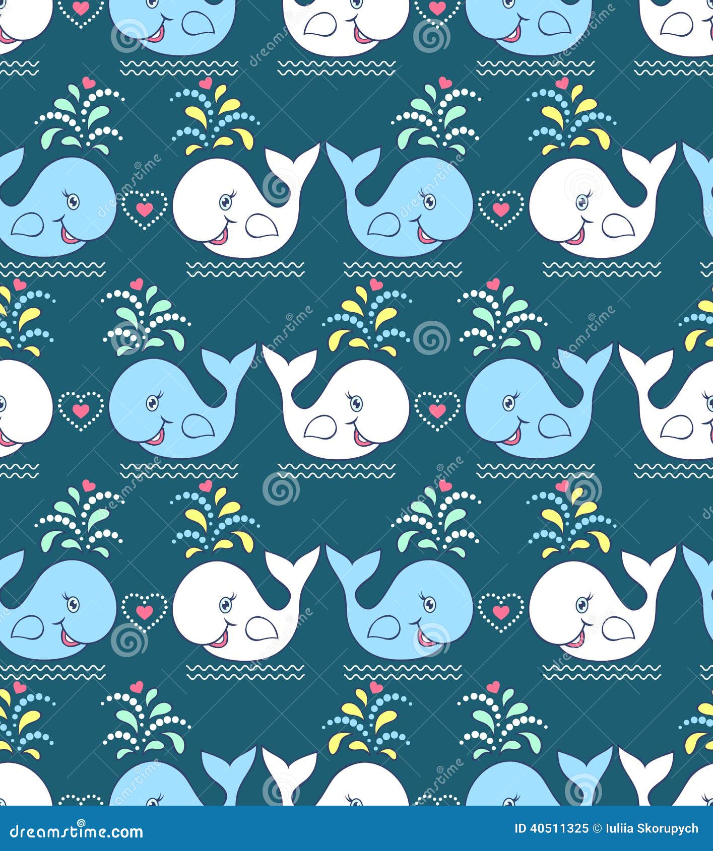 Cute wales stock vector. Illustration of cartoon, doodle - 40511325