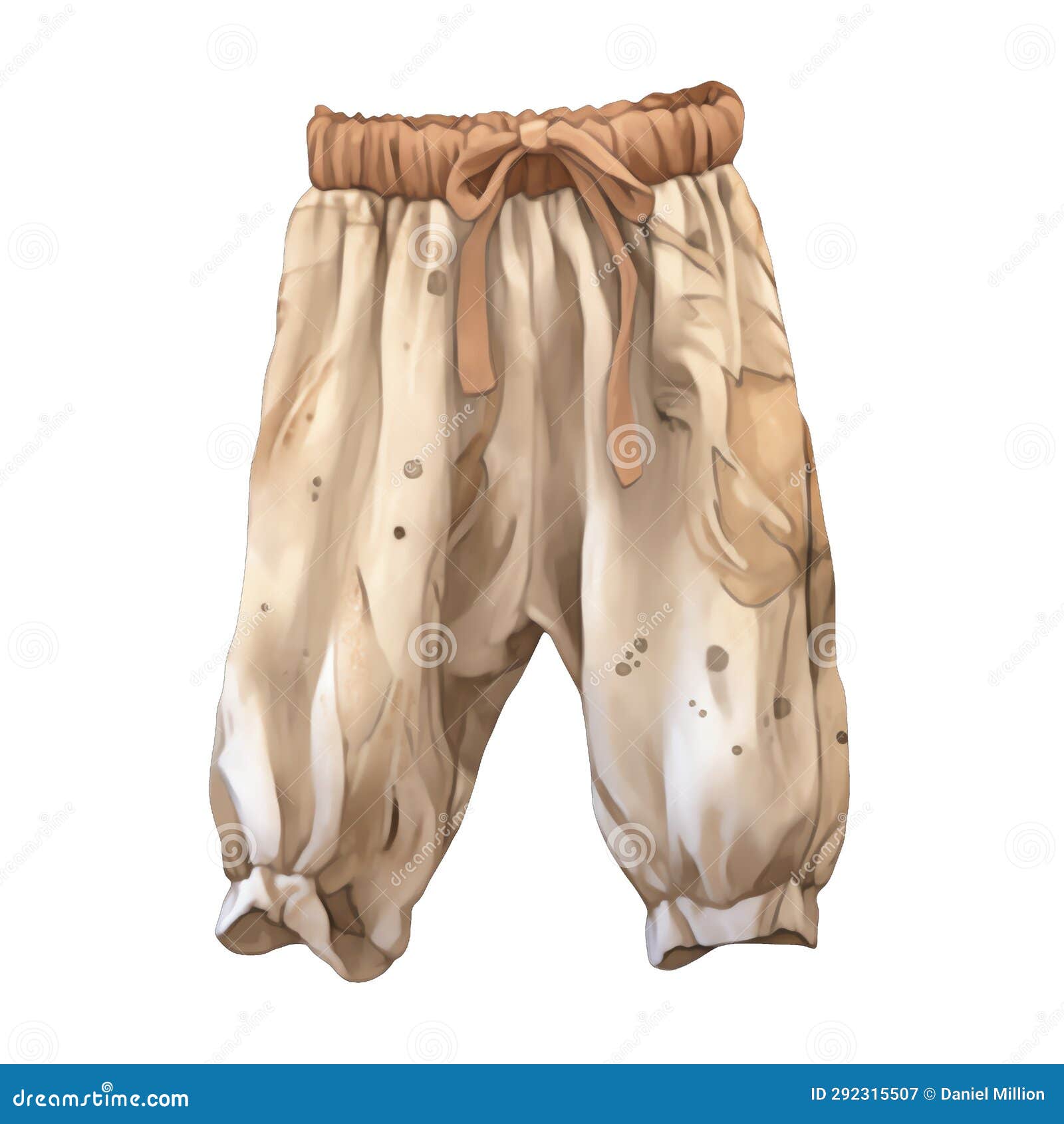 Cute Watercolor Baby Pants Illustration Stock Illustration ...