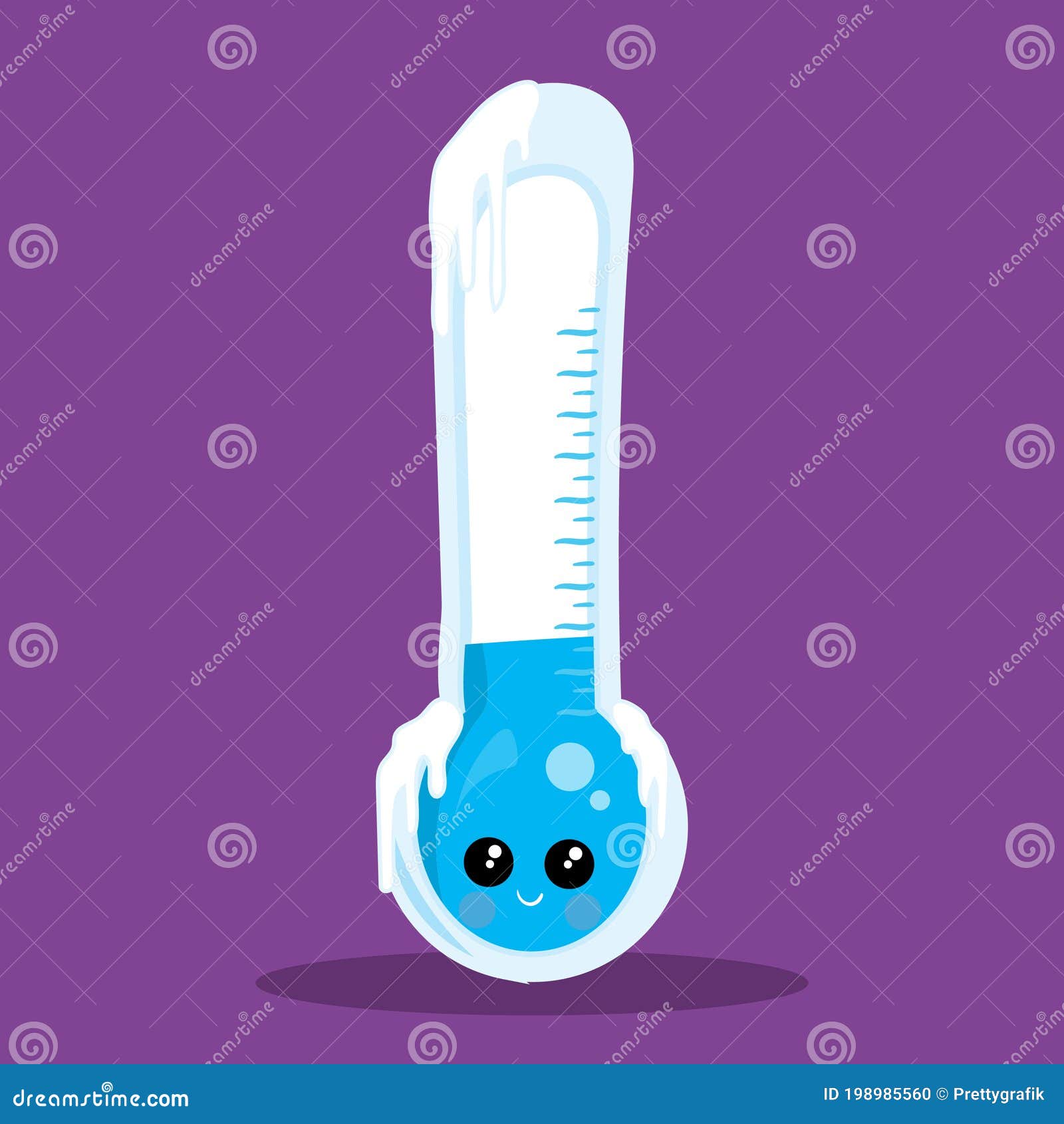 CUTE WEATHER TEMPERATURE COLD 20 Stock Vector - Illustration of cartoon ...