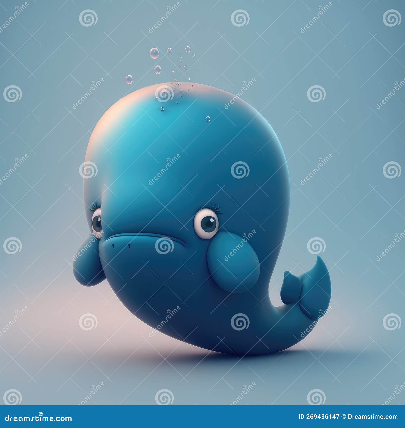 Cute whale character stock illustration. Illustration of ...