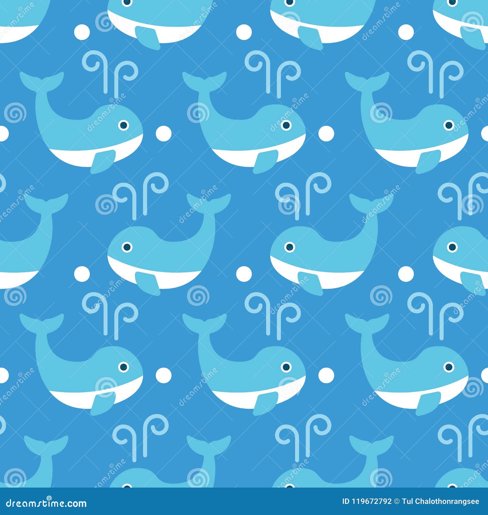 Whale Seamless Texture Royalty-Free Stock Image | CartoonDealer.com ...