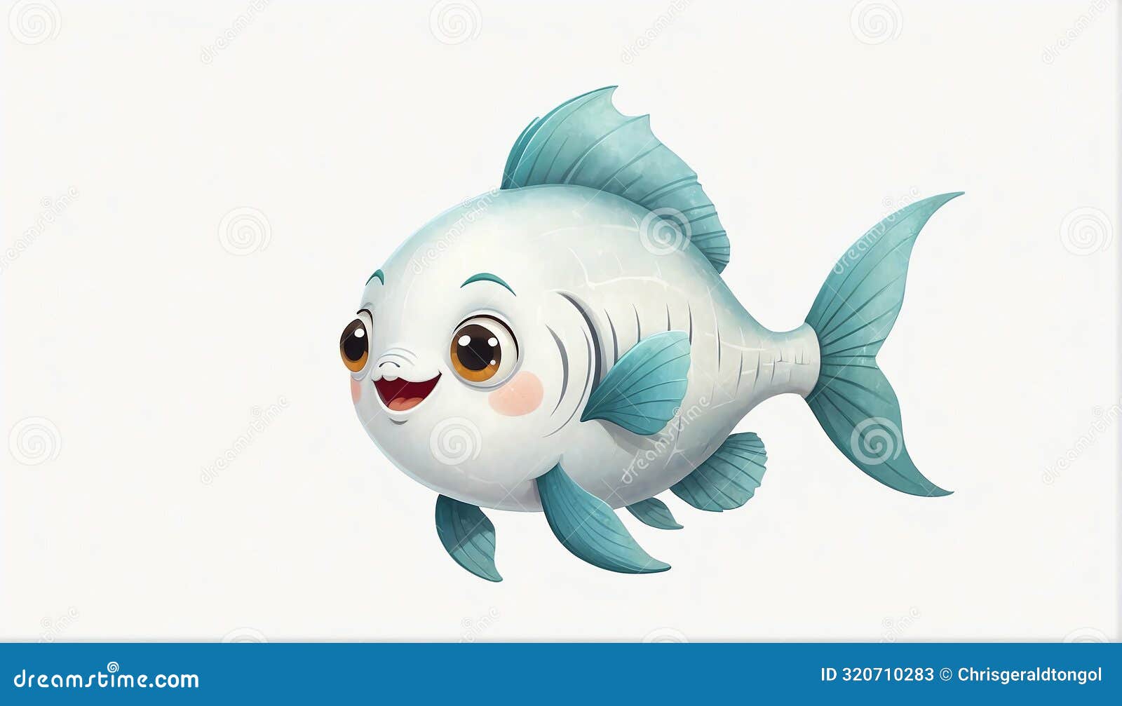 Goofy Fish Stock Photo | CartoonDealer.com #4031034