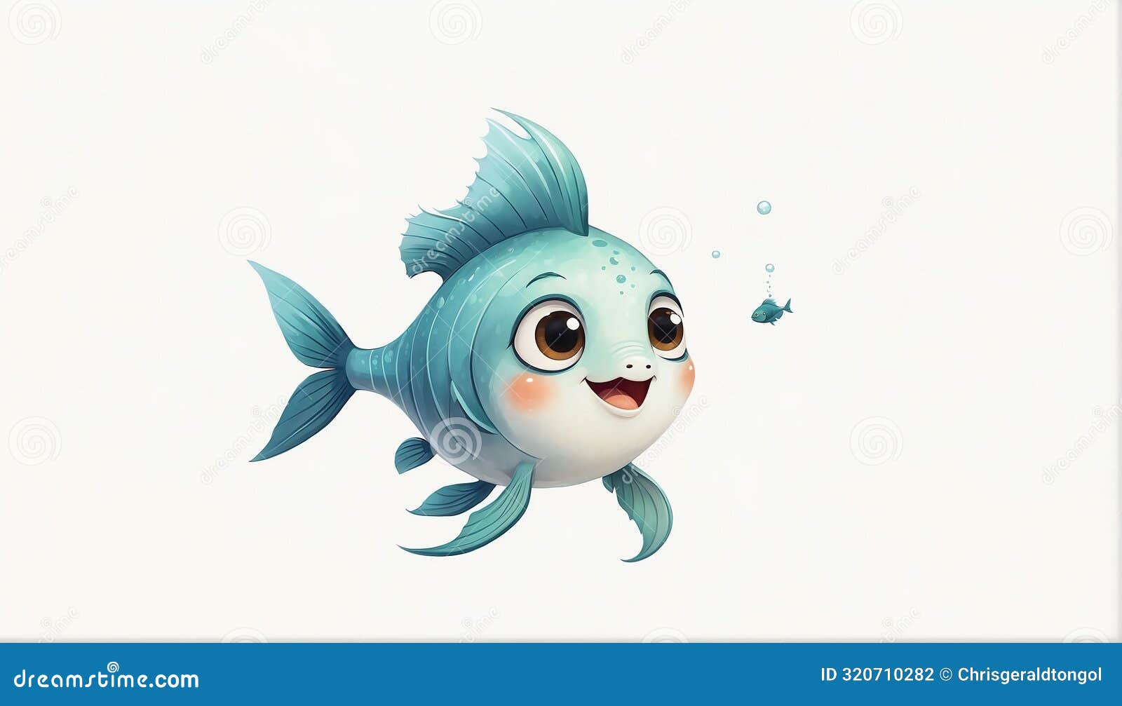 Goofy Fish Stock Photo | CartoonDealer.com #4031034