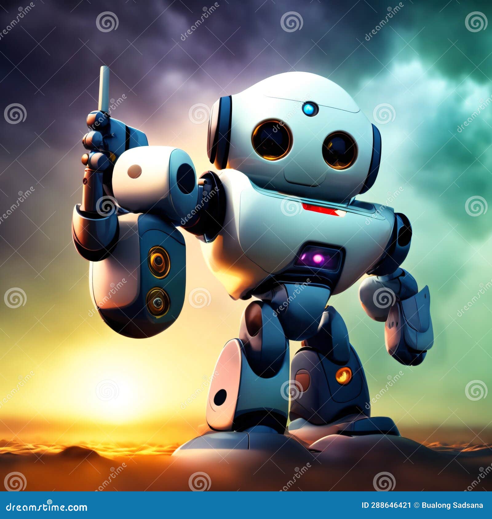 Cute White System Artificial Intelligence ChatGPT Chat Bot AI ...