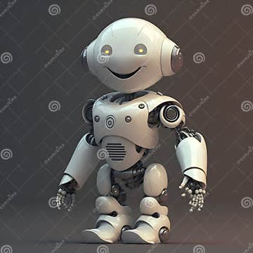 Cute White System Artificial Intelligence ChatGPT Chat Bot AI ...