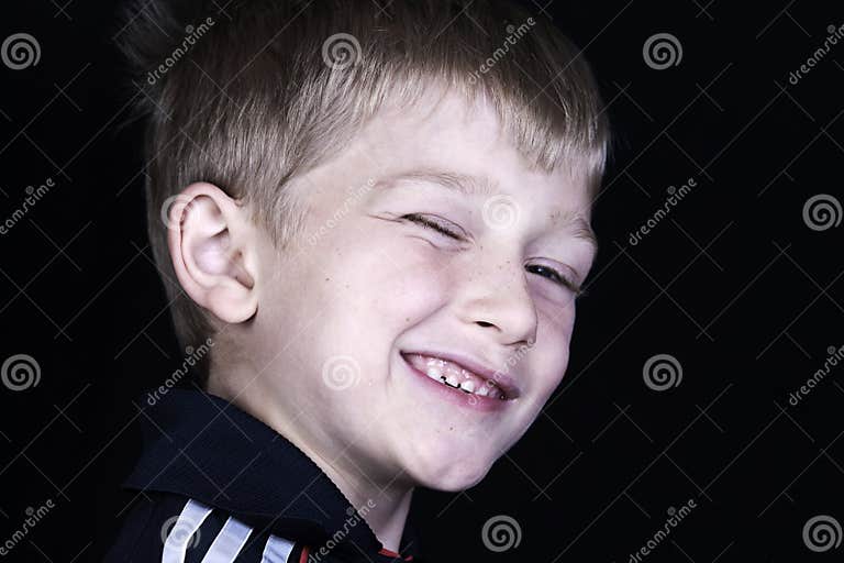 Cute wink stock image. Image of blonde, wink, little - 14332689