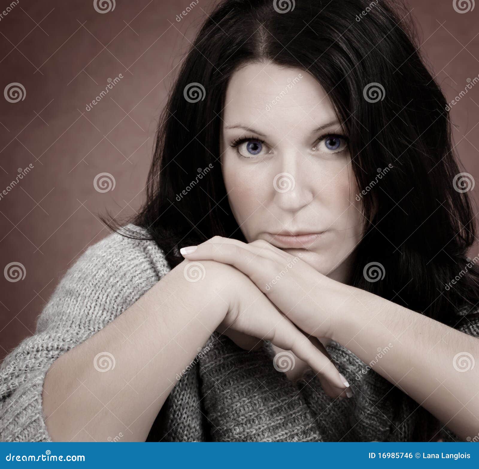 Cute woman stock photo. Image of female, gorgeous, alone - 16985746