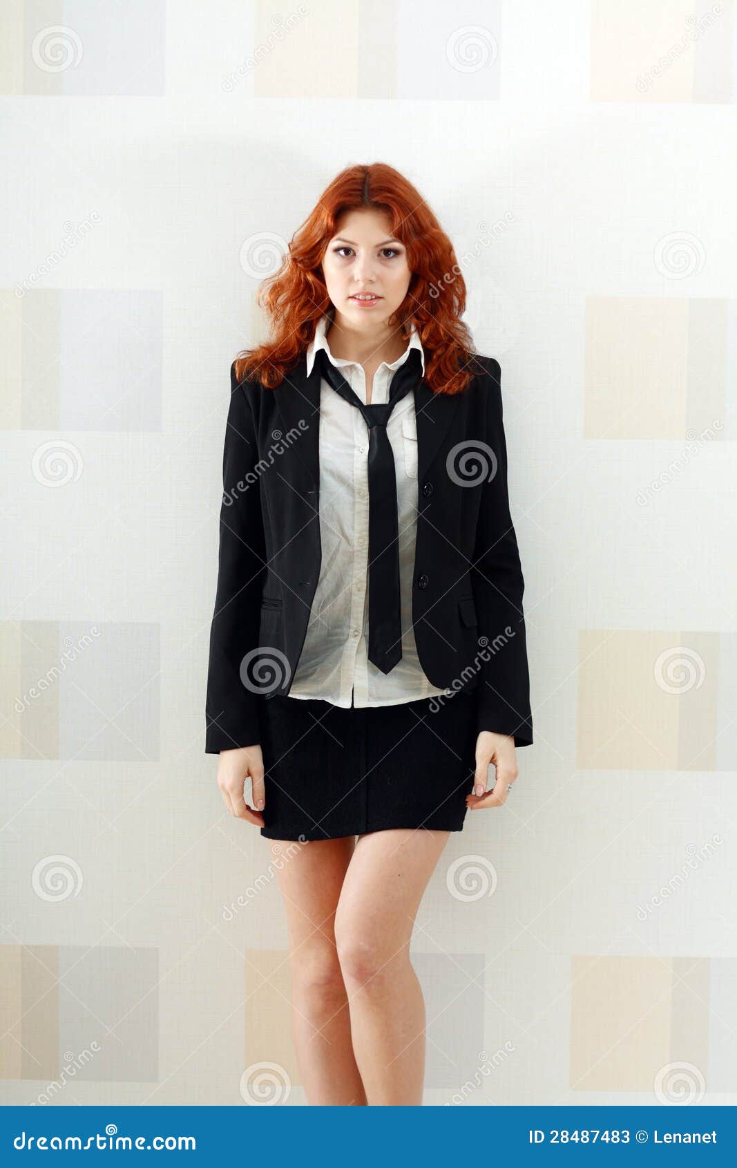 Cute woman in formal dress stock image. Image of beauty - 28487483