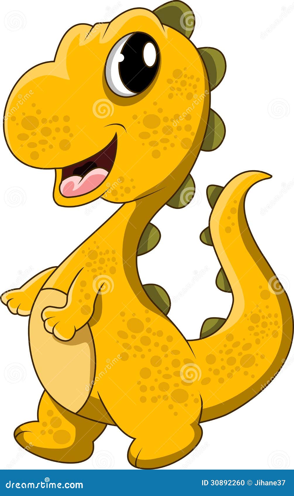 Tyrannosaurs Rex Dinosaur Vector Illustration | CartoonDealer.com #56435478