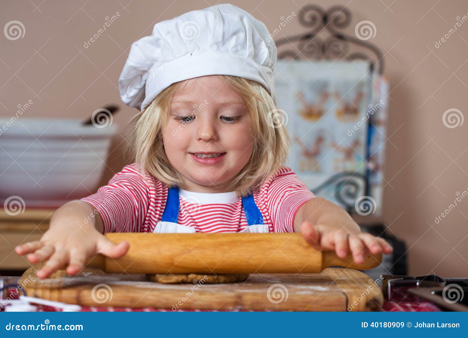 Cute young boy baking stock image. Image of kitchen, bread - 40180909