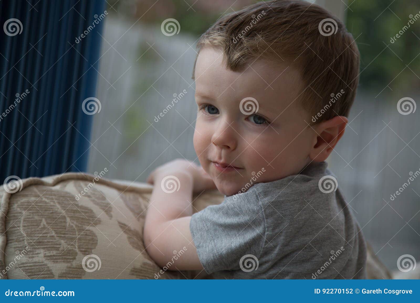 Cute young boy stock photo. Image of portrait, lovable - 92270152