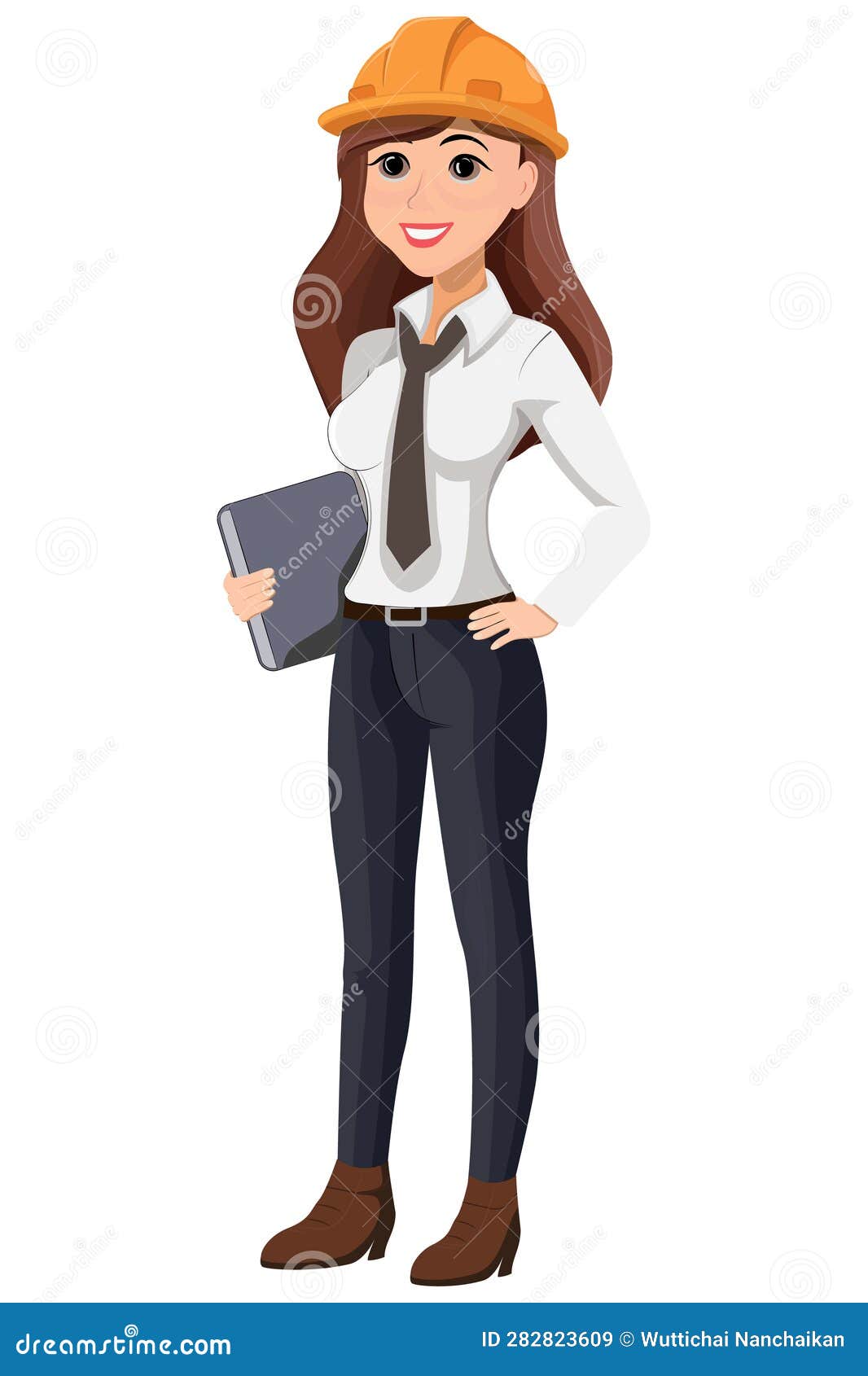 Cute Architect Character With Smple Anda Fanny Concept MASKOT Cartoon ...