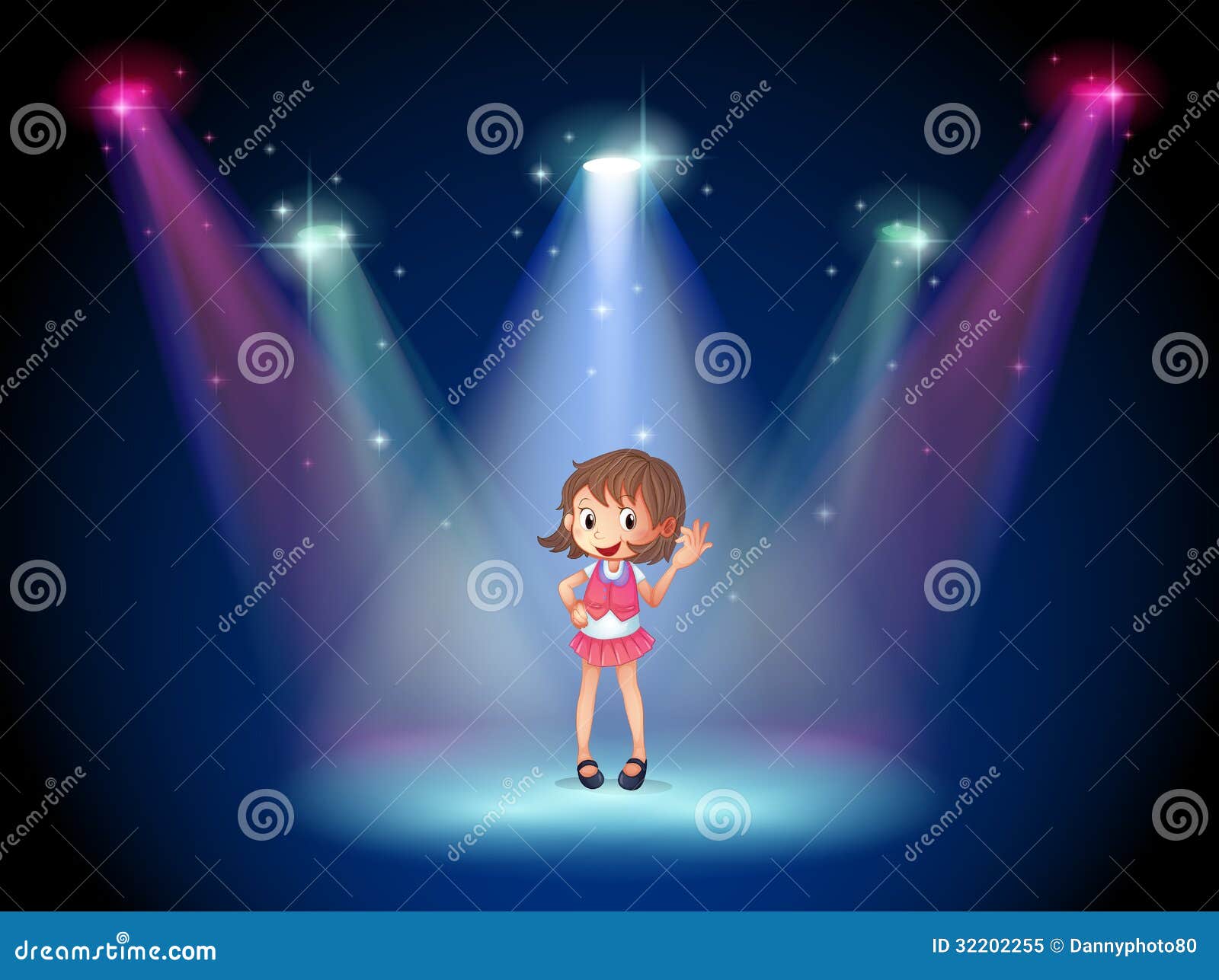 Cute Girl Stage Young Stock Illustrations – 1,481 Cute Girl Stage Young ...