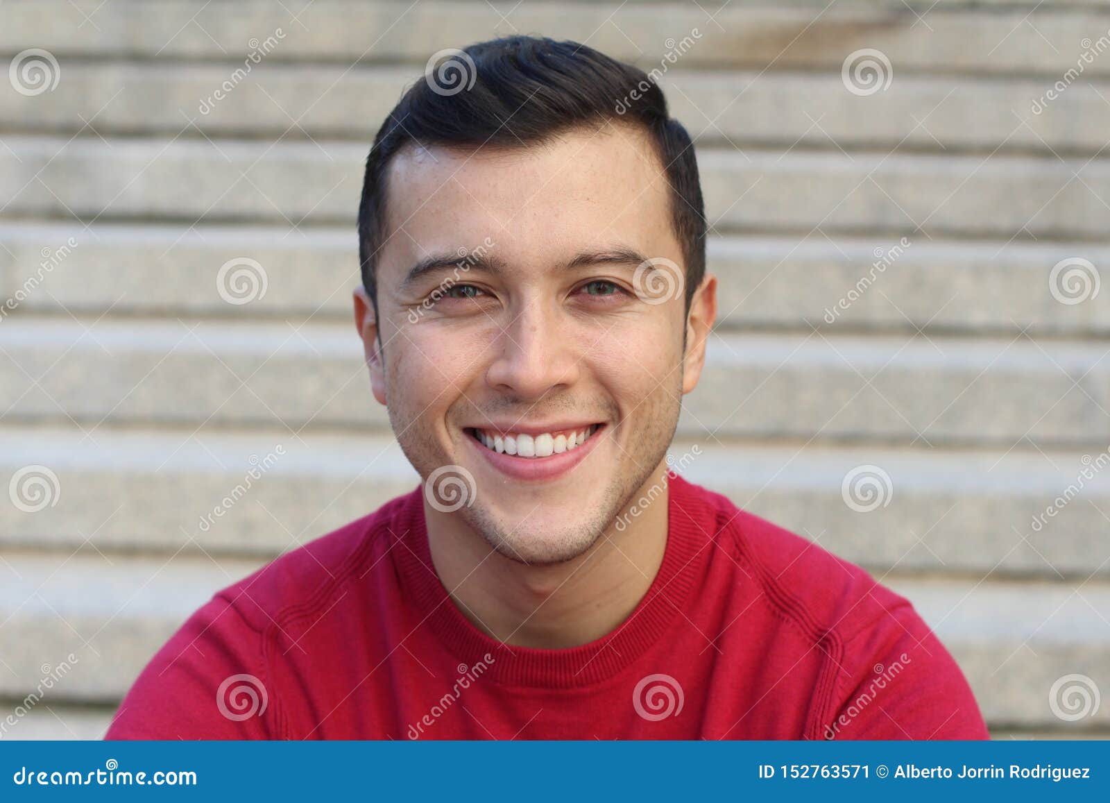 Cute Young Man with a Stunning Smile Stock Image - Image of cute, clean ...