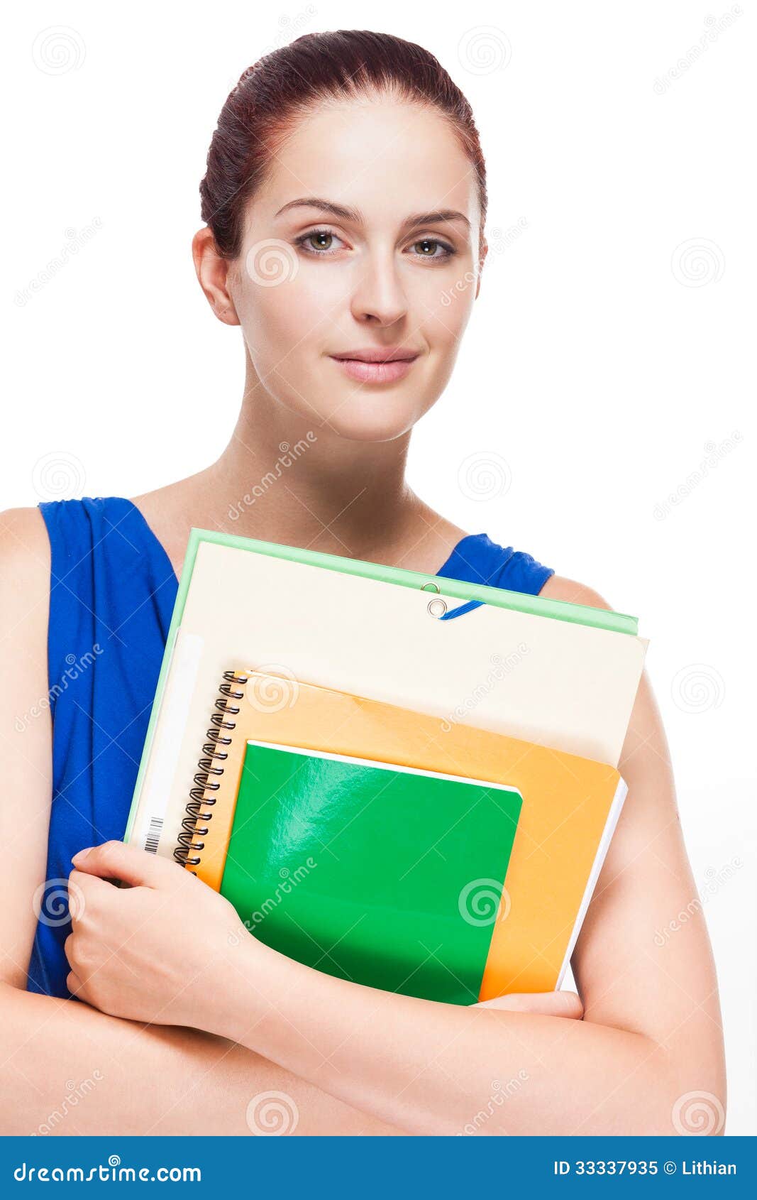 Cute Young Redhead Student. Stock Image - Image of relaxed, female ...