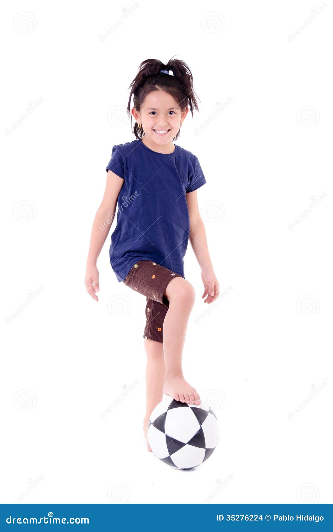 Cute Young Soccer Player stock photo. Image of isolated - 35276224