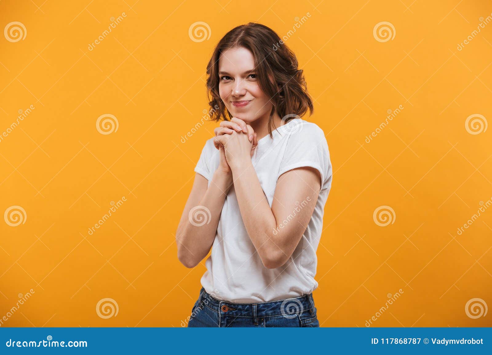 Cute Young Woman Standing Isolated Stock Image - Image of modern ... Cute Young Woman Standing Isolated Stock Image - Image of modern ...