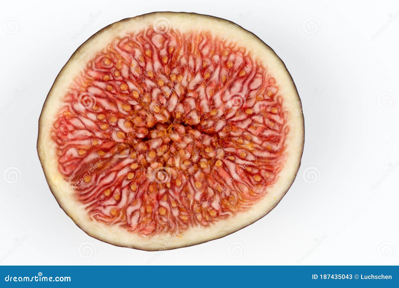 Cuted fig fruit stock image. Image of vibrant, dark - 187435043