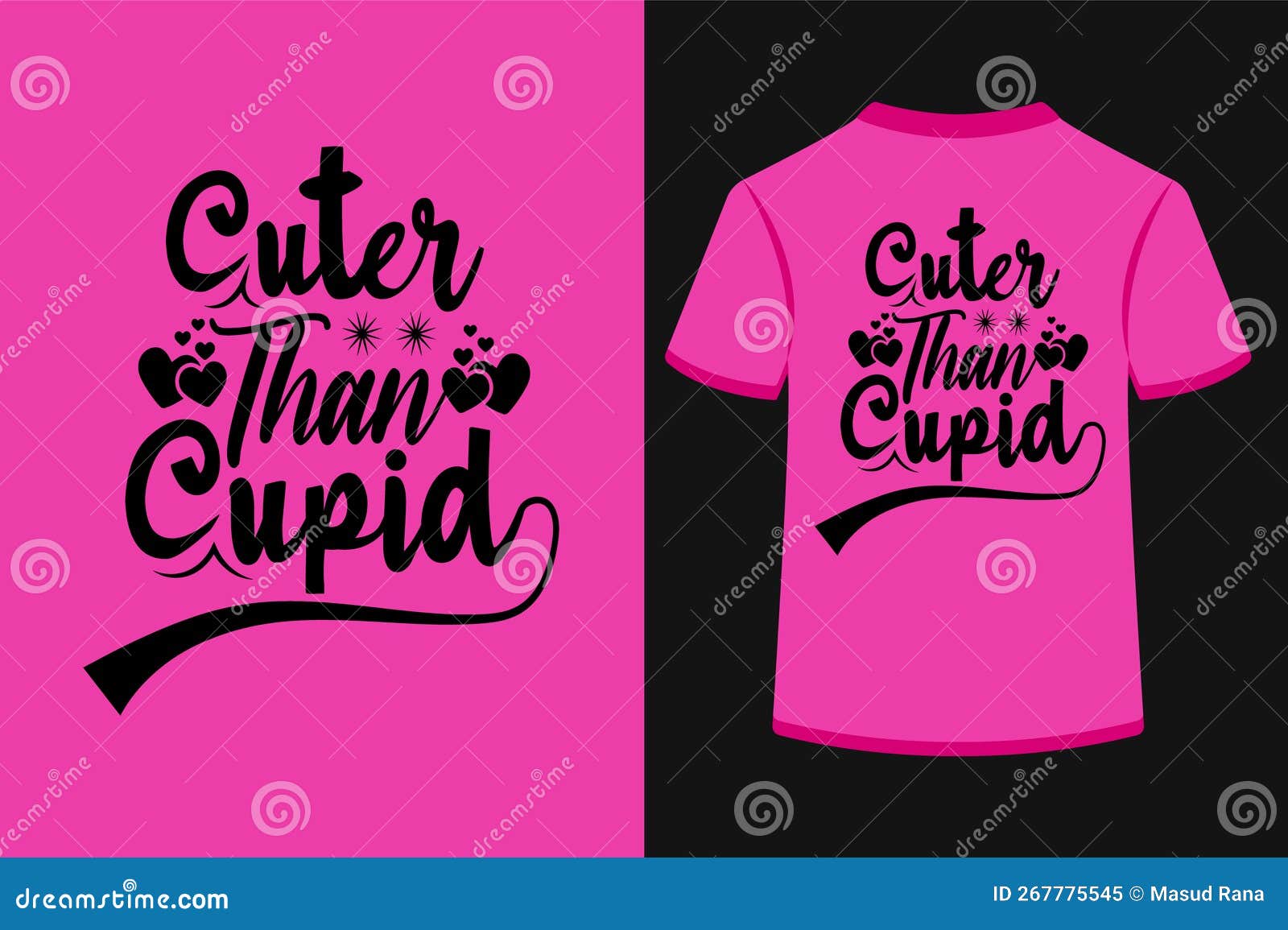 Cuter Than Cupid, Modern Calligraphy Poster, Handwritten Ink Lettering ...