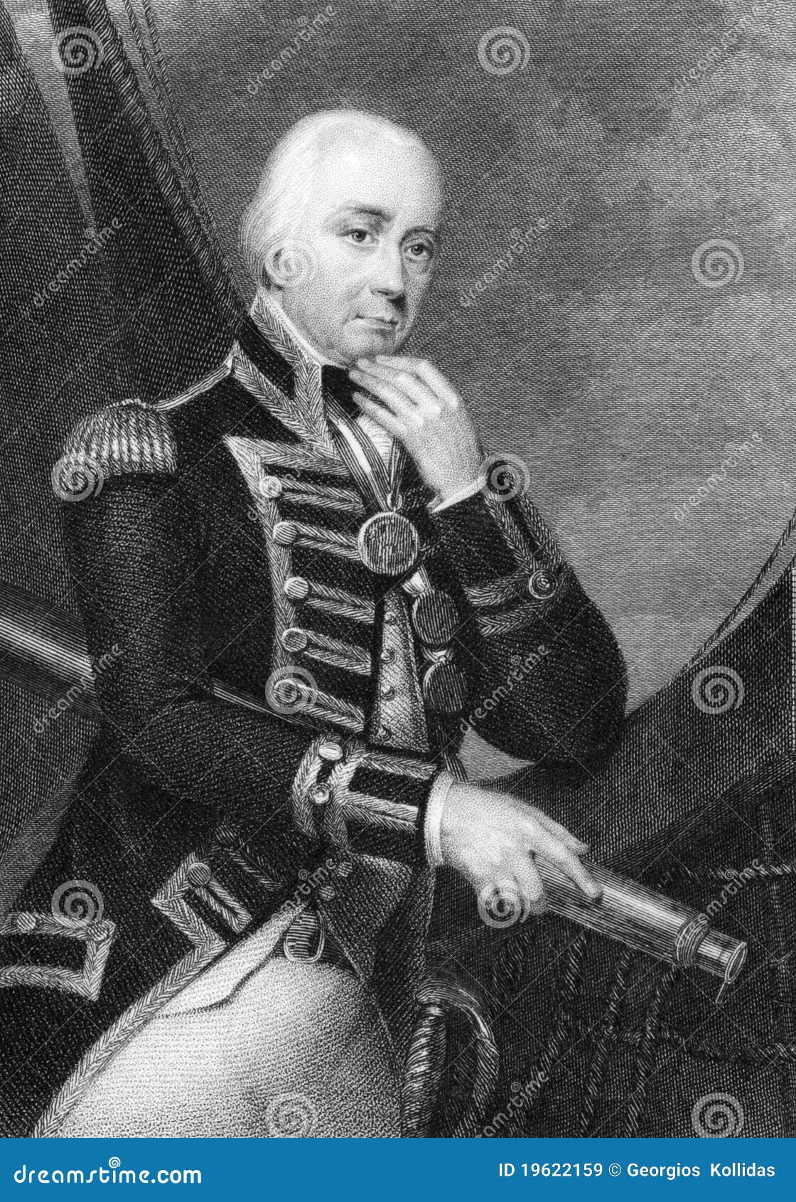 Cuthbert Collingwood editorial stock image. Image of soldier - 19622159