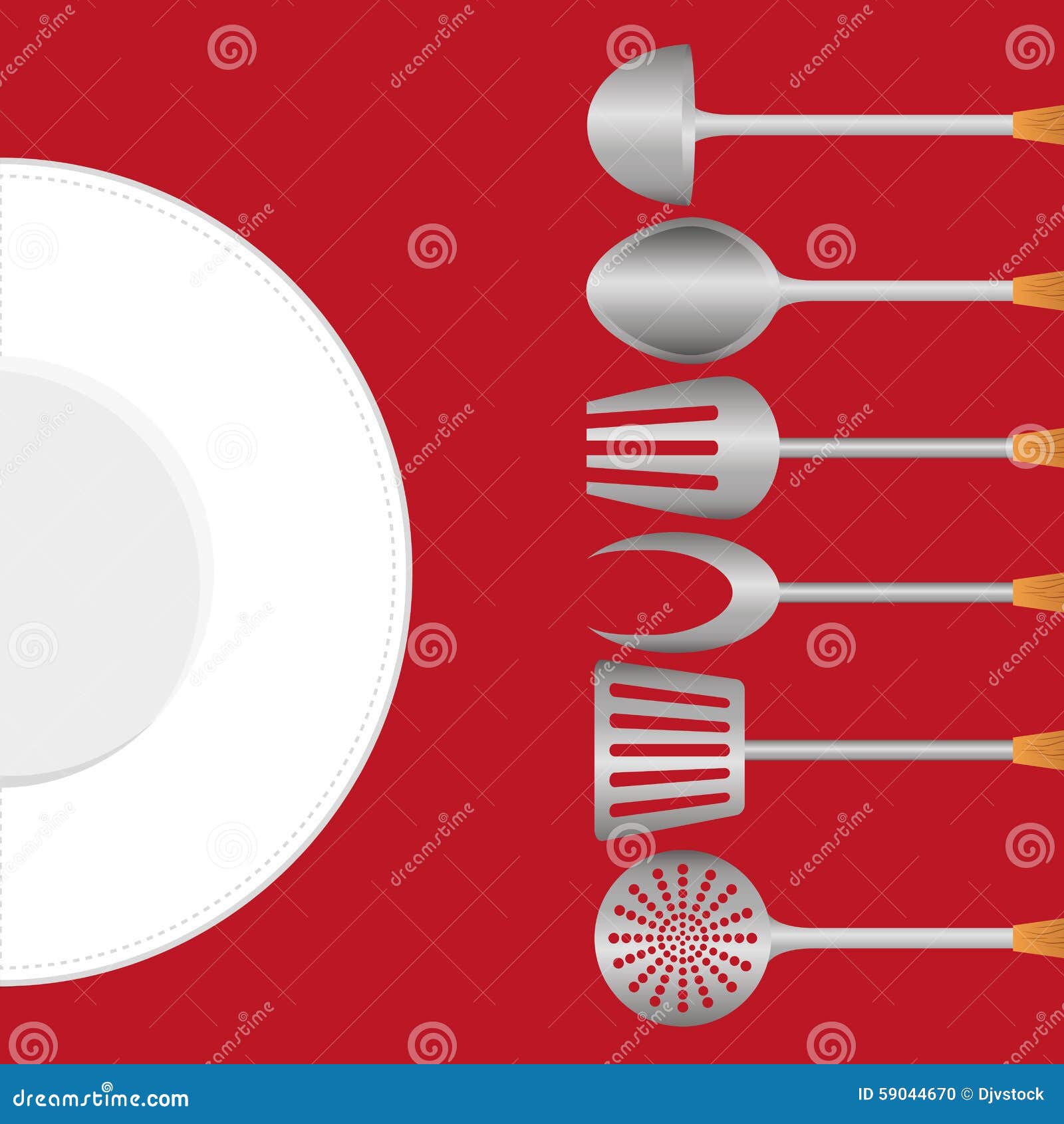 Cutlery design stock vector. Illustration of creative - 59044670