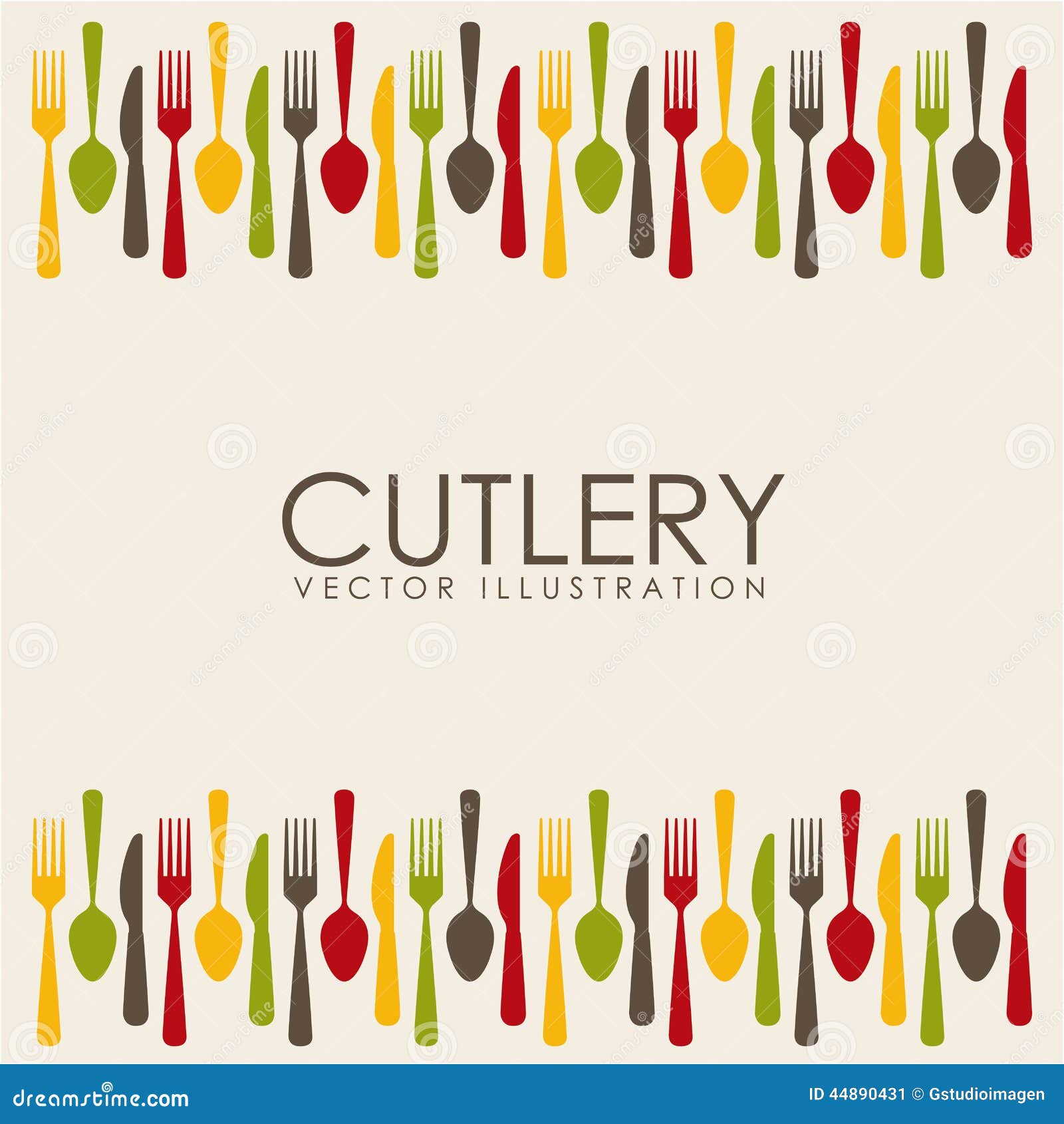 Cutlery design stock vector. Illustration of dining, outline - 44890431