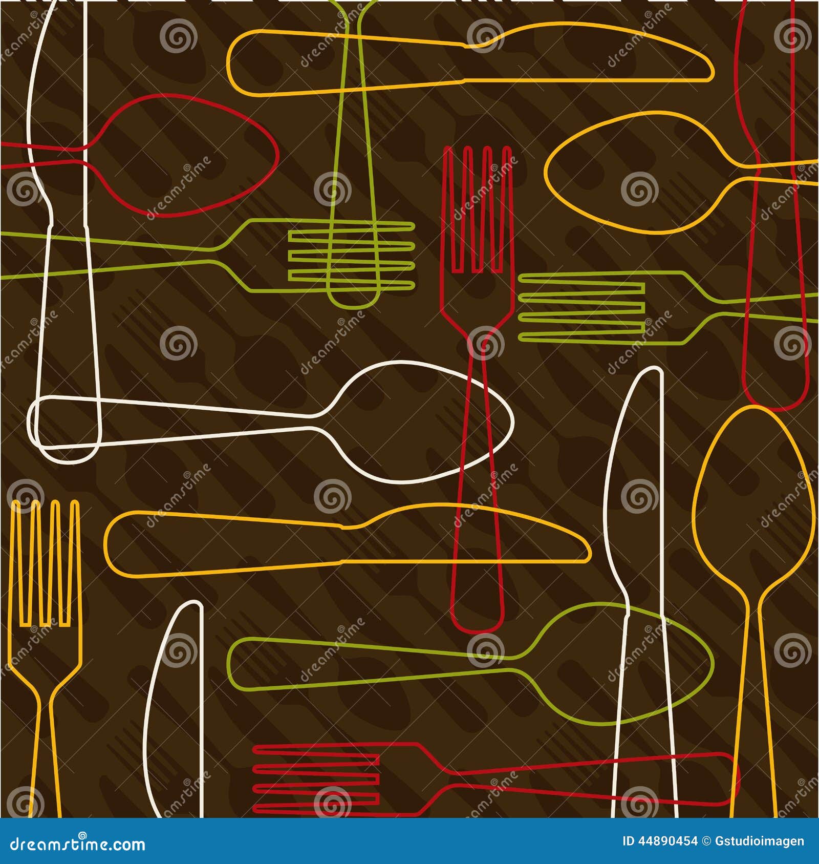 Cutlery design stock vector. Illustration of kitchen - 44890454