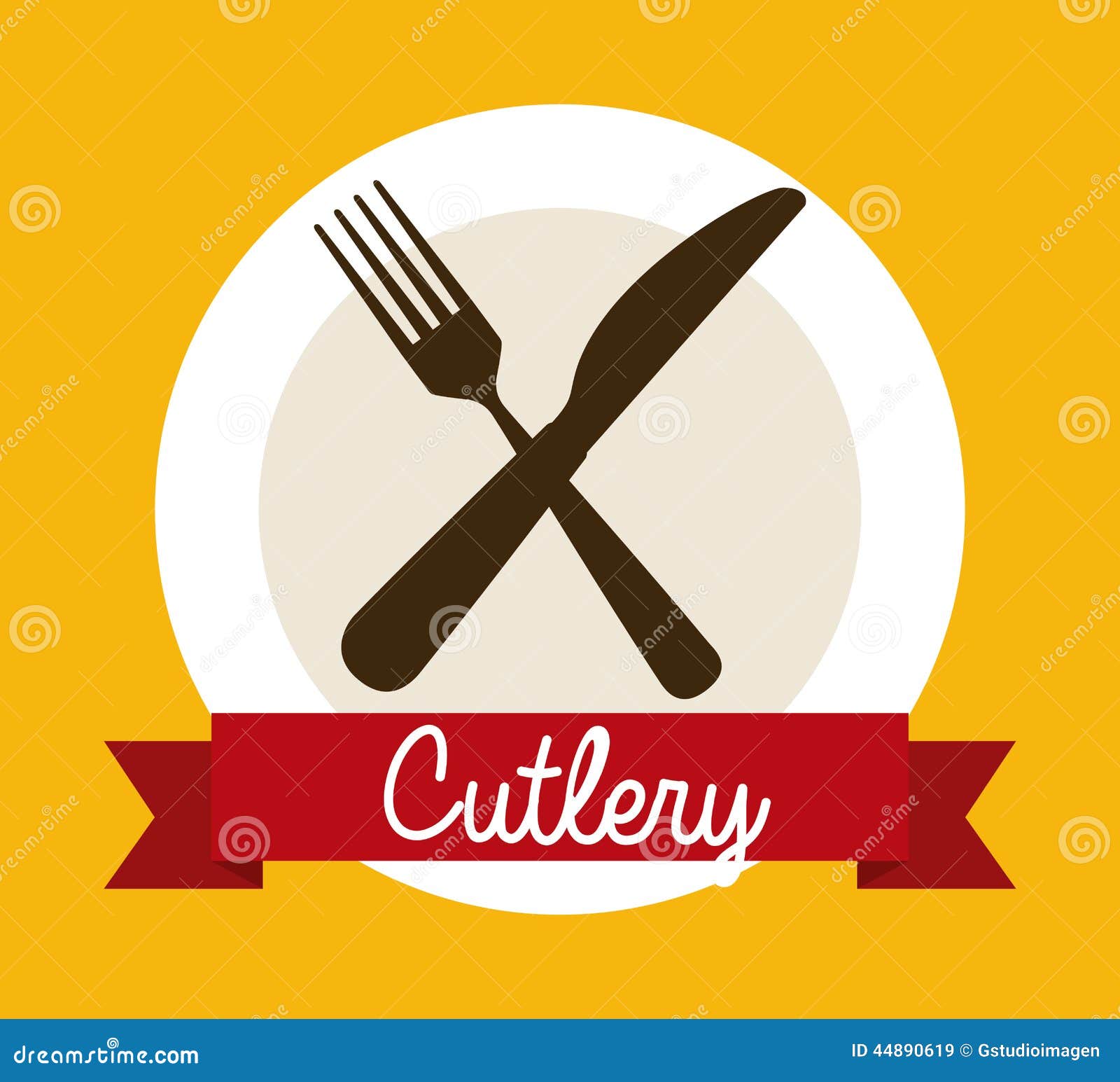 Cutlery design stock vector. Illustration of devices - 44890619