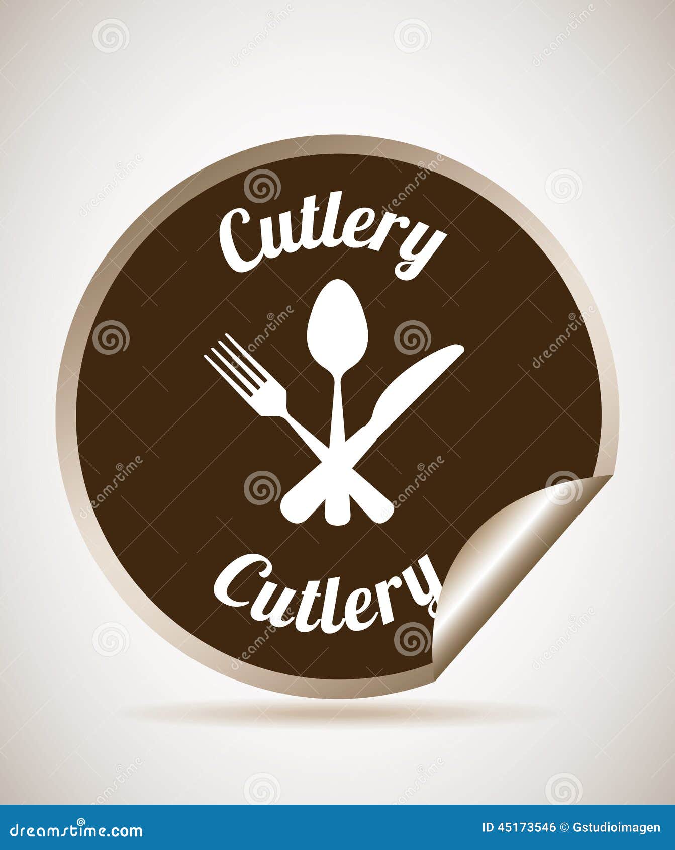 Cutlery design stock vector. Illustration of design, decoration - 45173546
