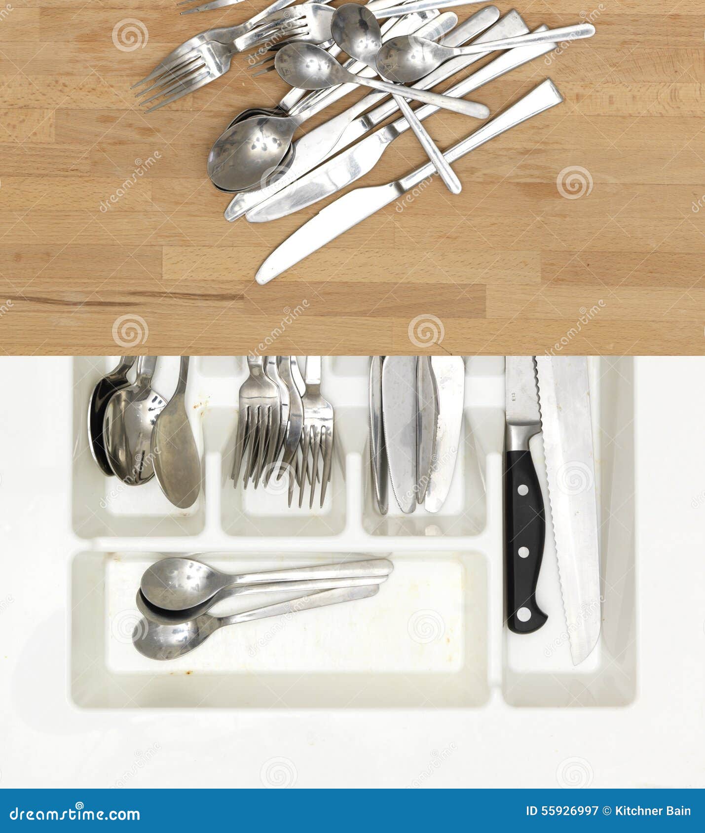 Cutlery Draw stock image. Image of isolated, clip, large - 55926997