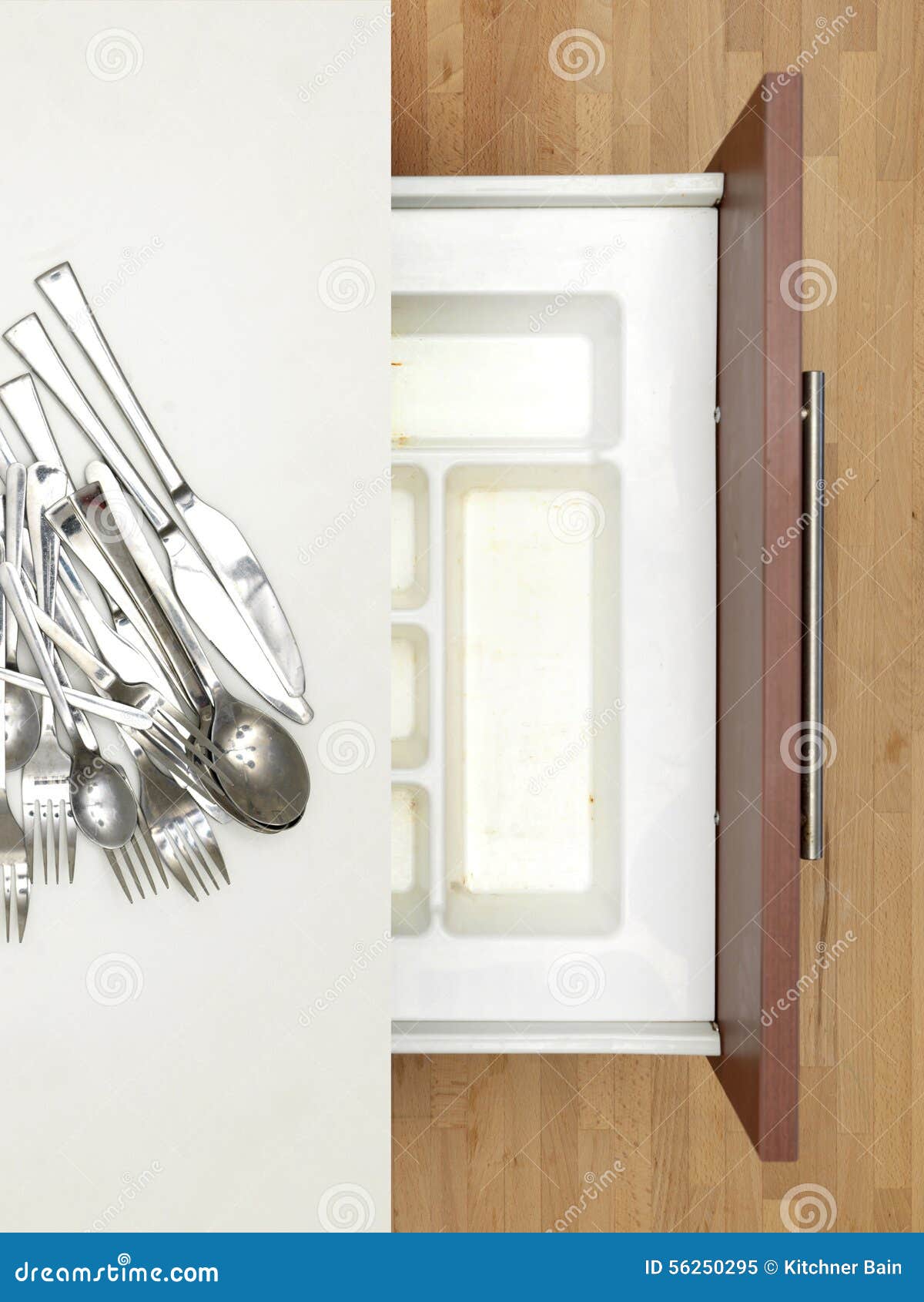 Cutlery Draw stock image. Image of blade, silver, drawing - 56250295