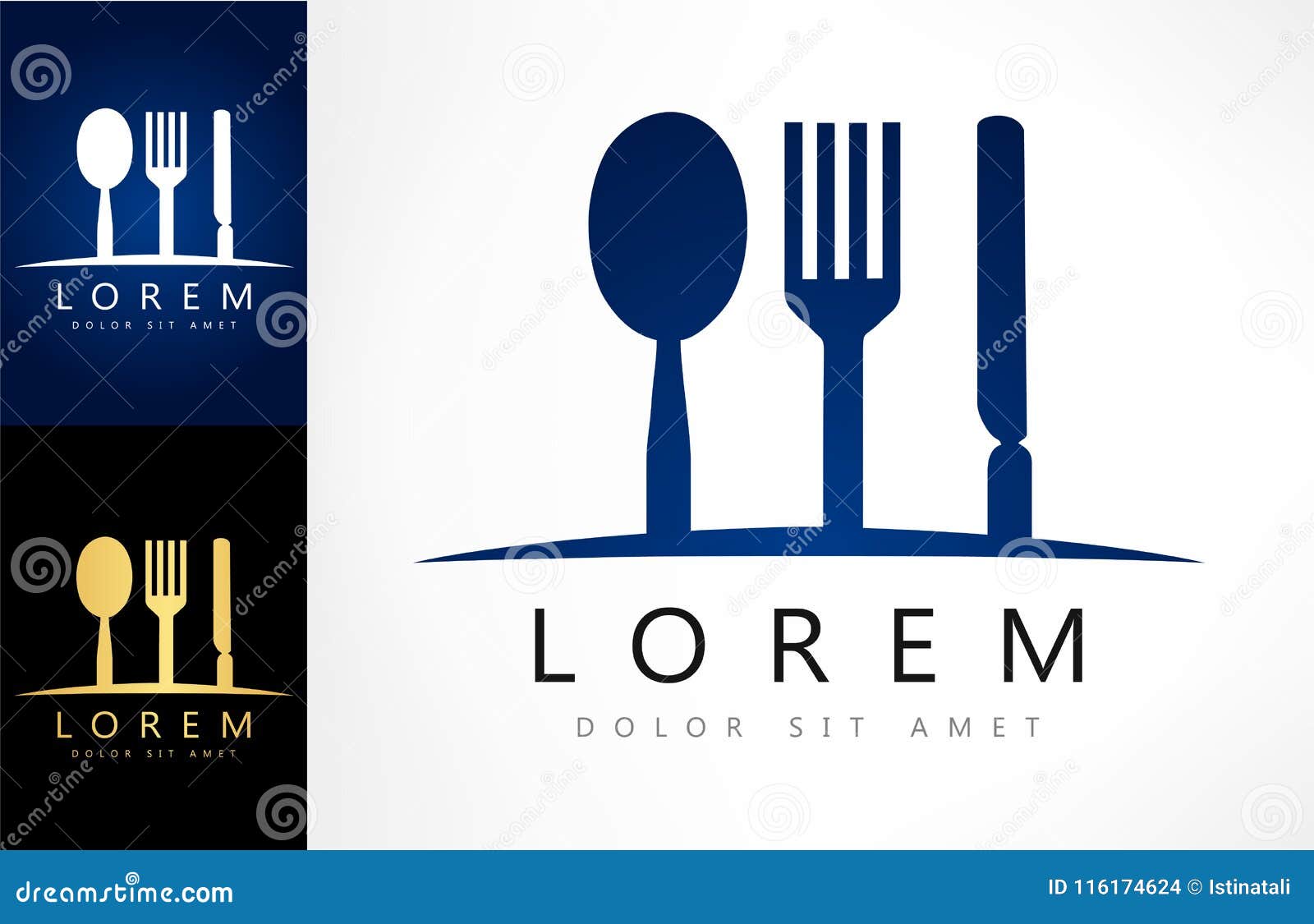 Cutlery logo vector stock vector. Illustration of logotype - 116174624