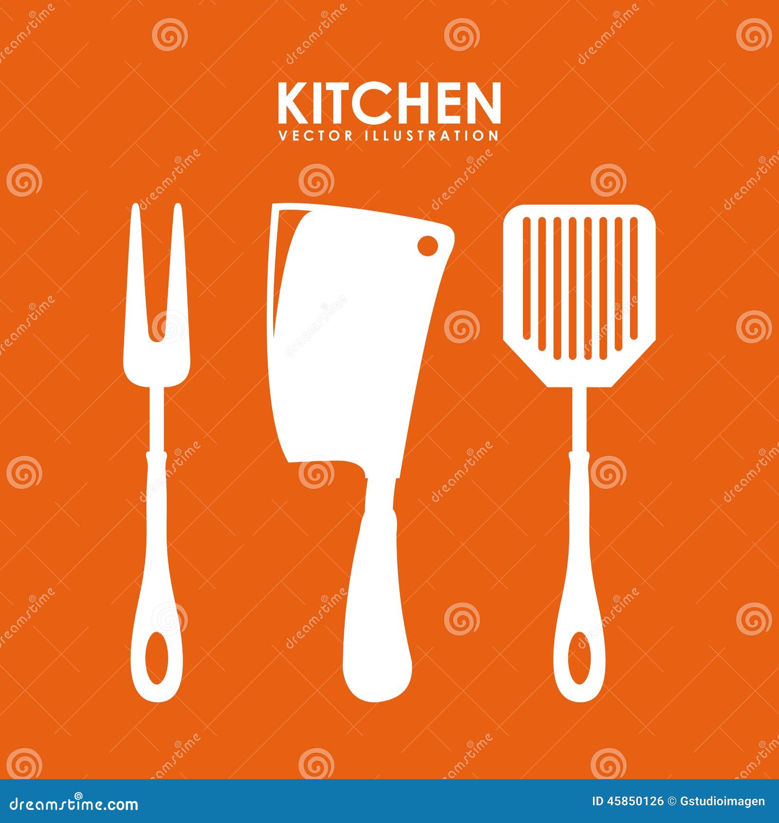 Cutlery menu design stock vector. Illustration of creative - 45850126