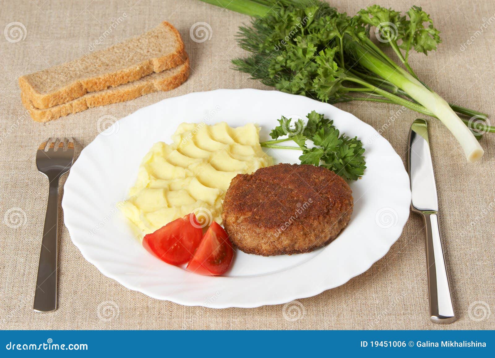 Cutlet stock photo. Image of appliance, delicious, mince - 19451006