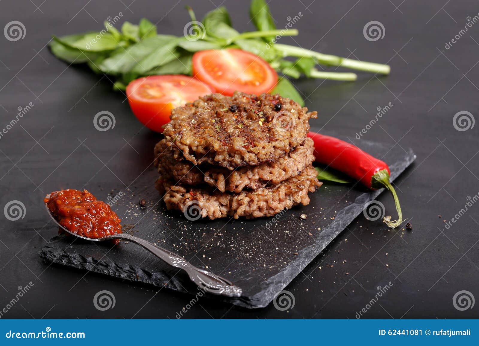 Cutlet stock image. Image of background, barbecue, fried - 62441081