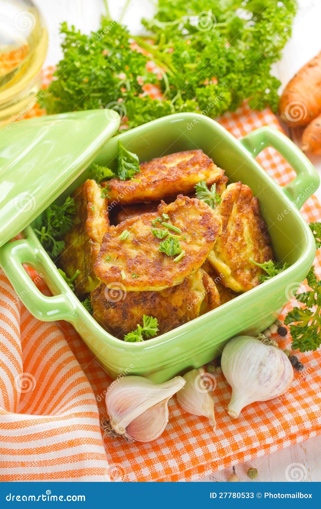 Cutlets stock image. Image of herbs, light, lunch, healthy - 27780533